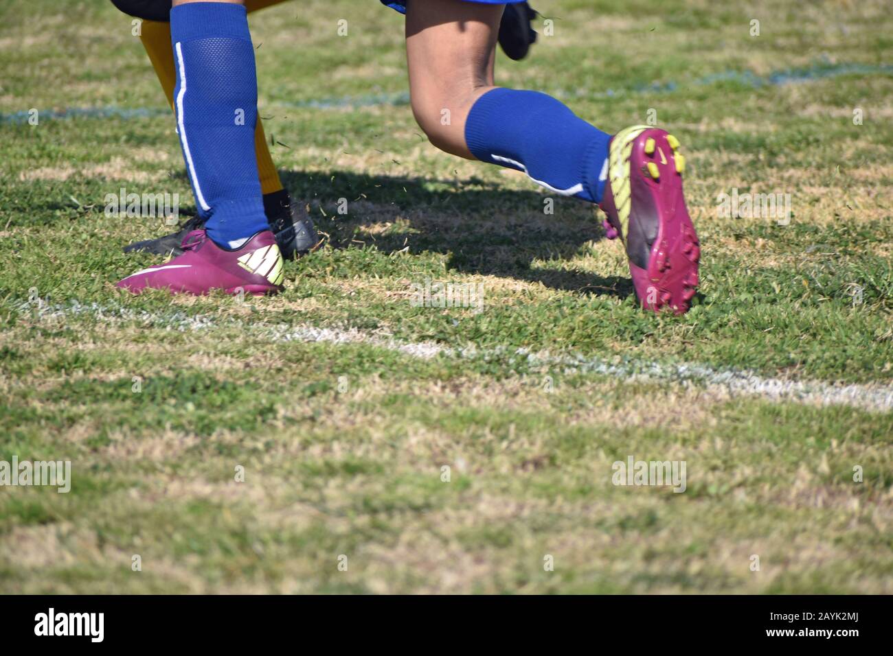 Footwork in Soccer Stock Photo - Alamy
