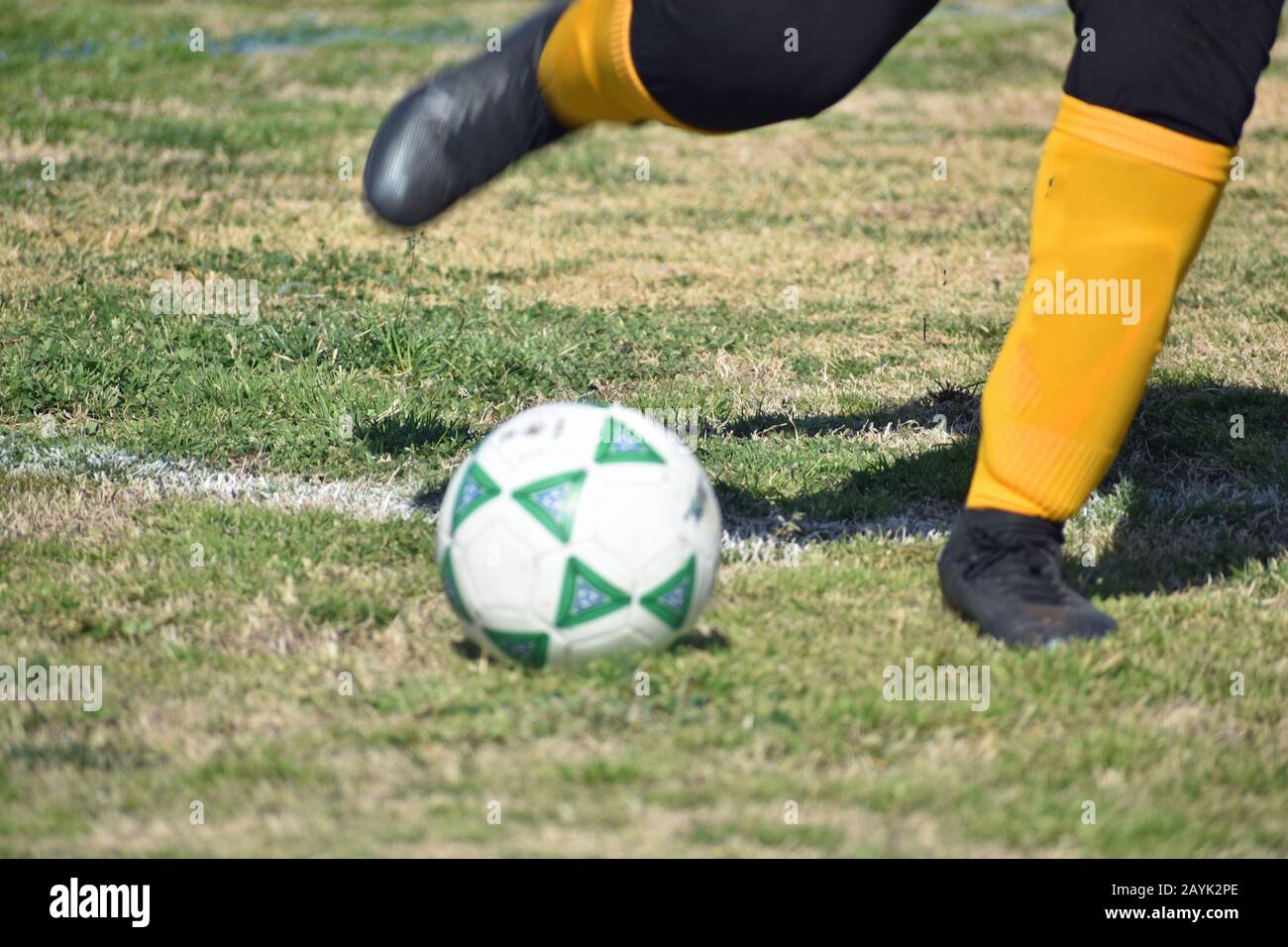 Footwork in Soccer Stock Photo - Alamy