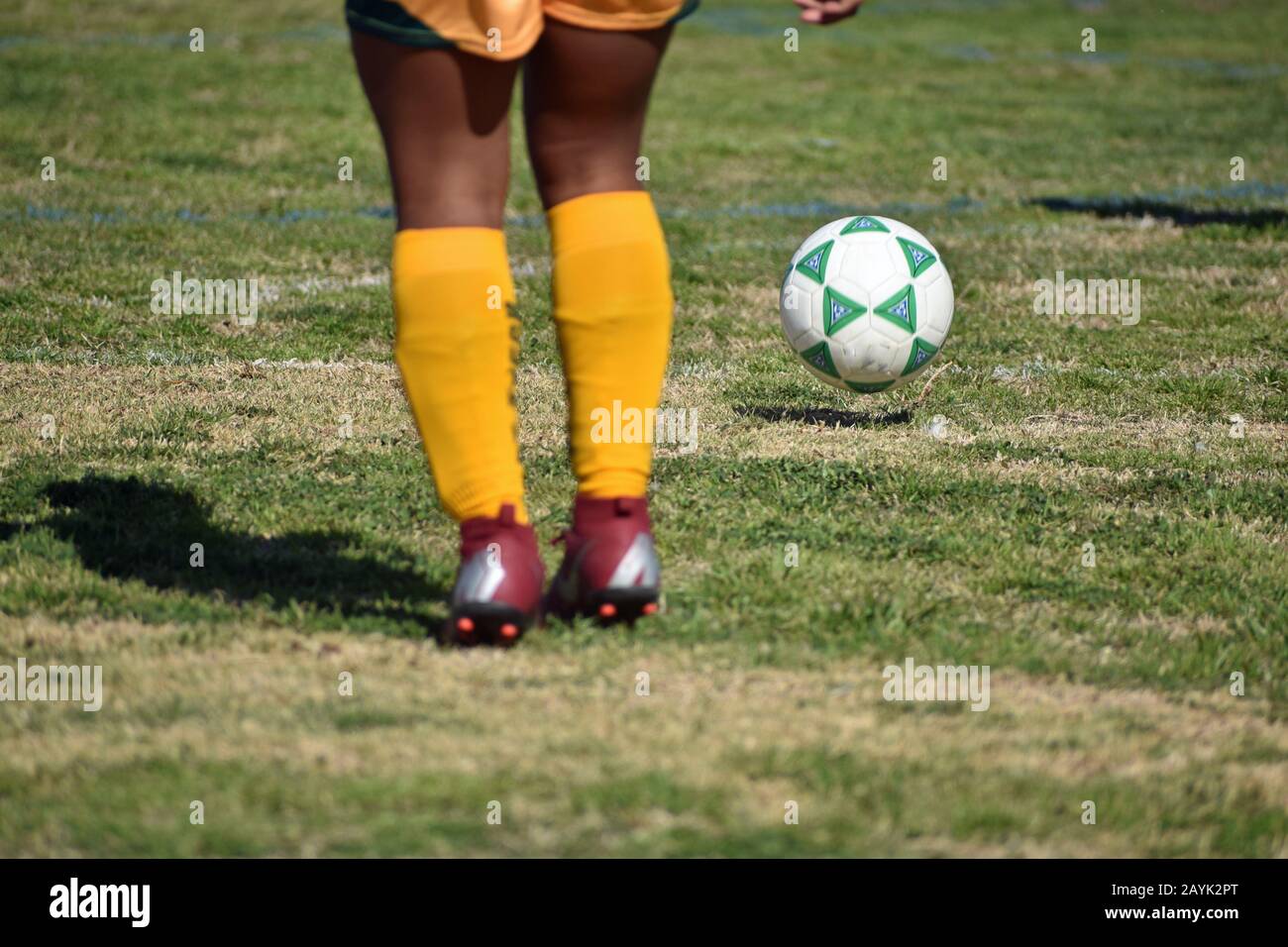 Footwork in Soccer Stock Photo - Alamy