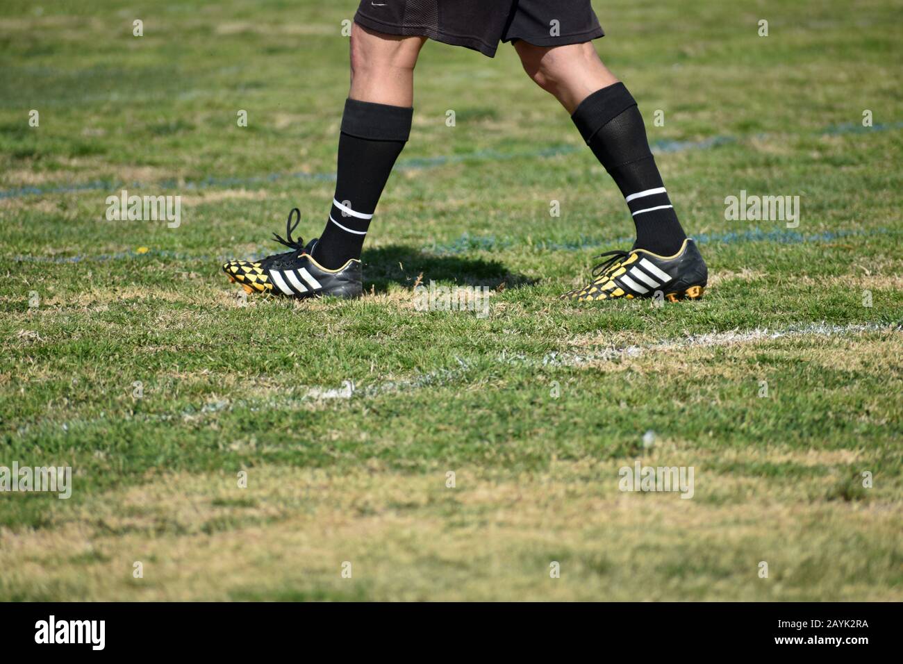 Footwork in Soccer Stock Photo - Alamy