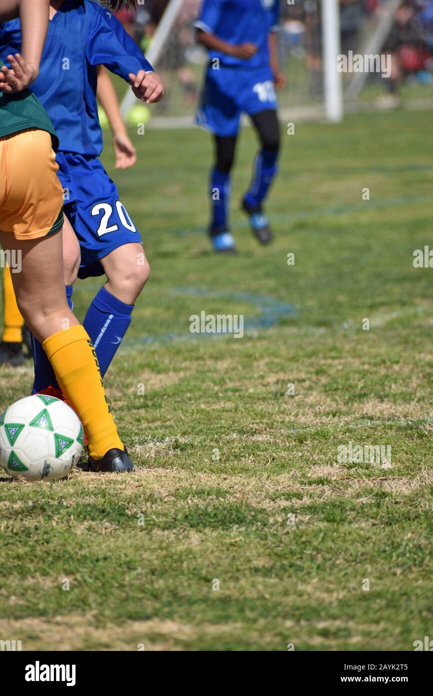 Footwork in Soccer Stock Photo - Alamy