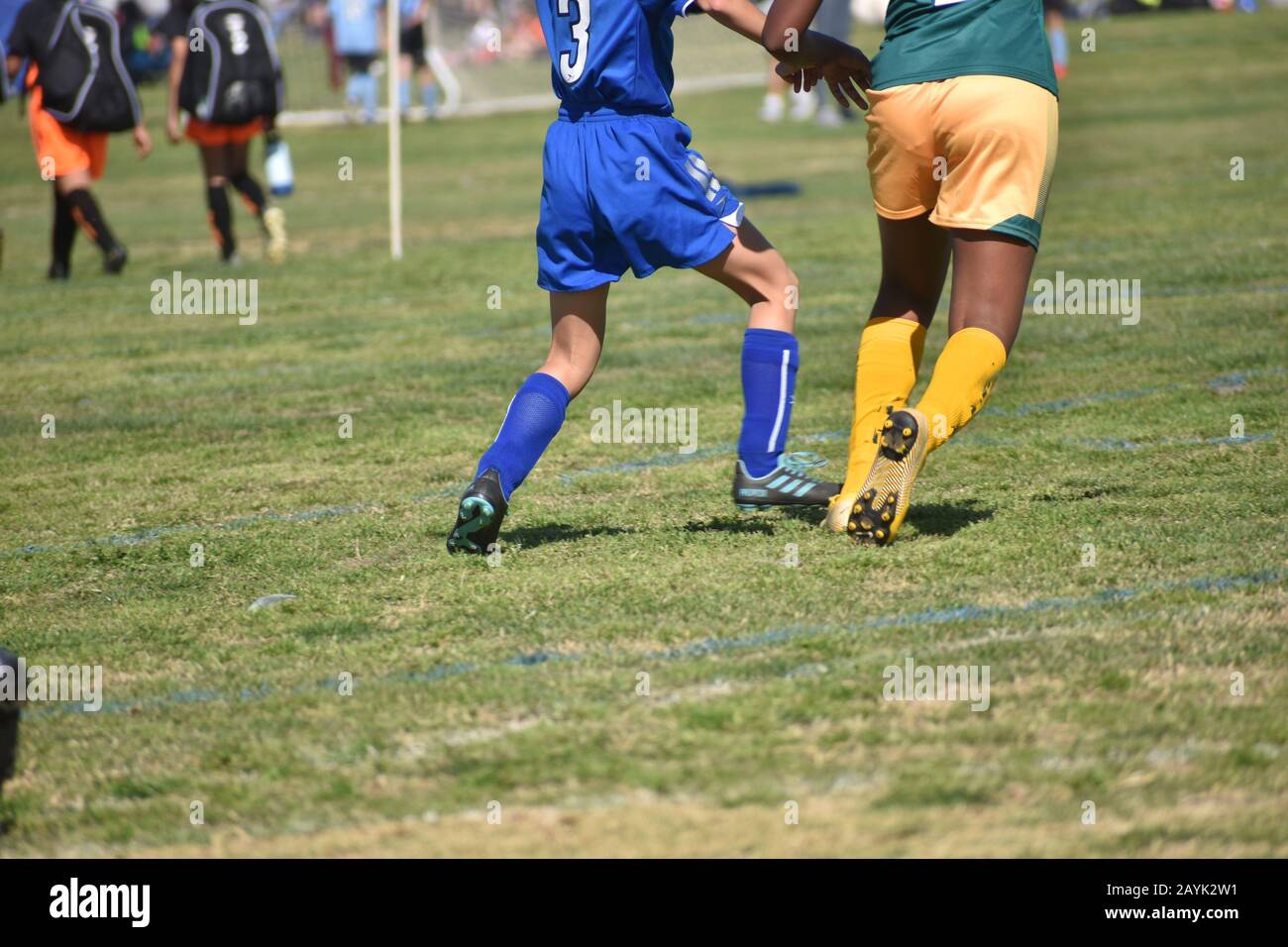Footwork in Soccer Stock Photo - Alamy