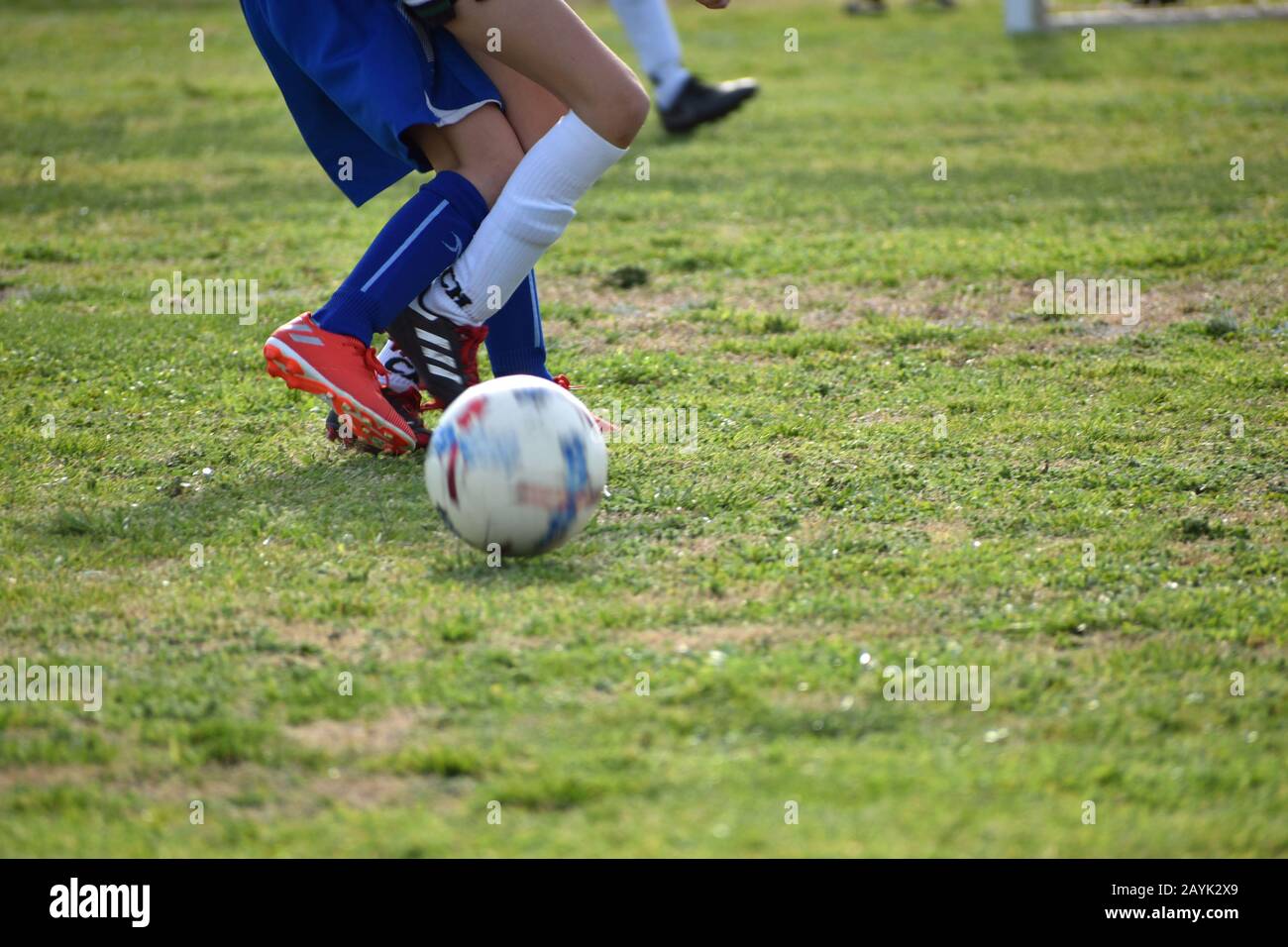 Footwork in Soccer Stock Photo - Alamy