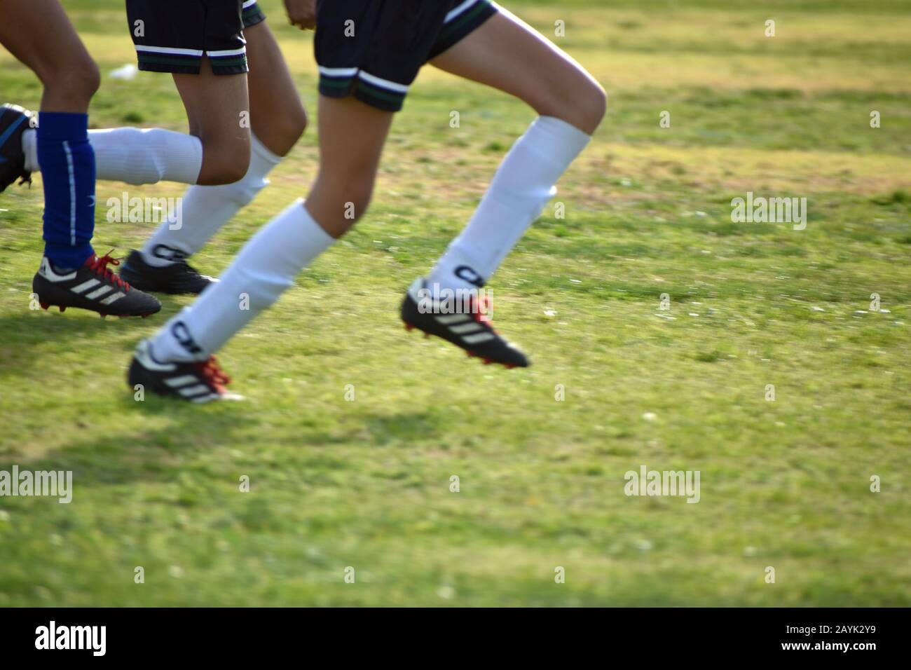 Footwork in Soccer Stock Photo - Alamy