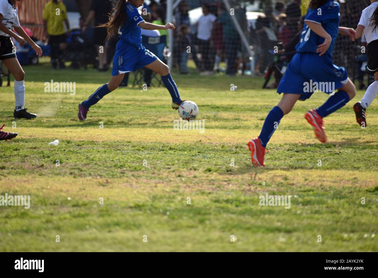 Footwork in Soccer Stock Photo - Alamy