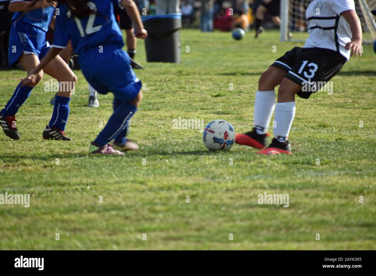 Footwork in Soccer Stock Photo - Alamy