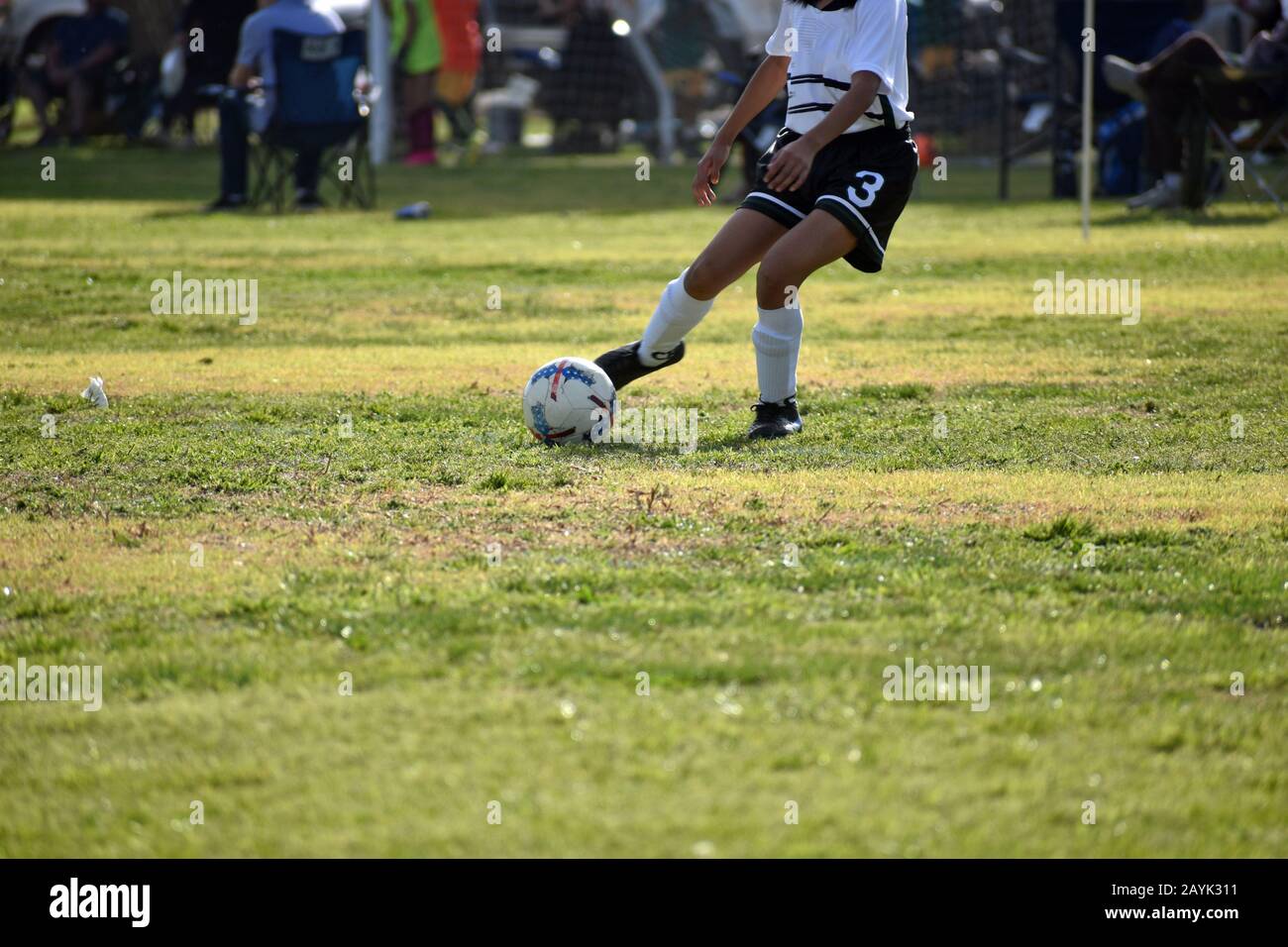 Footwork in Soccer Stock Photo - Alamy