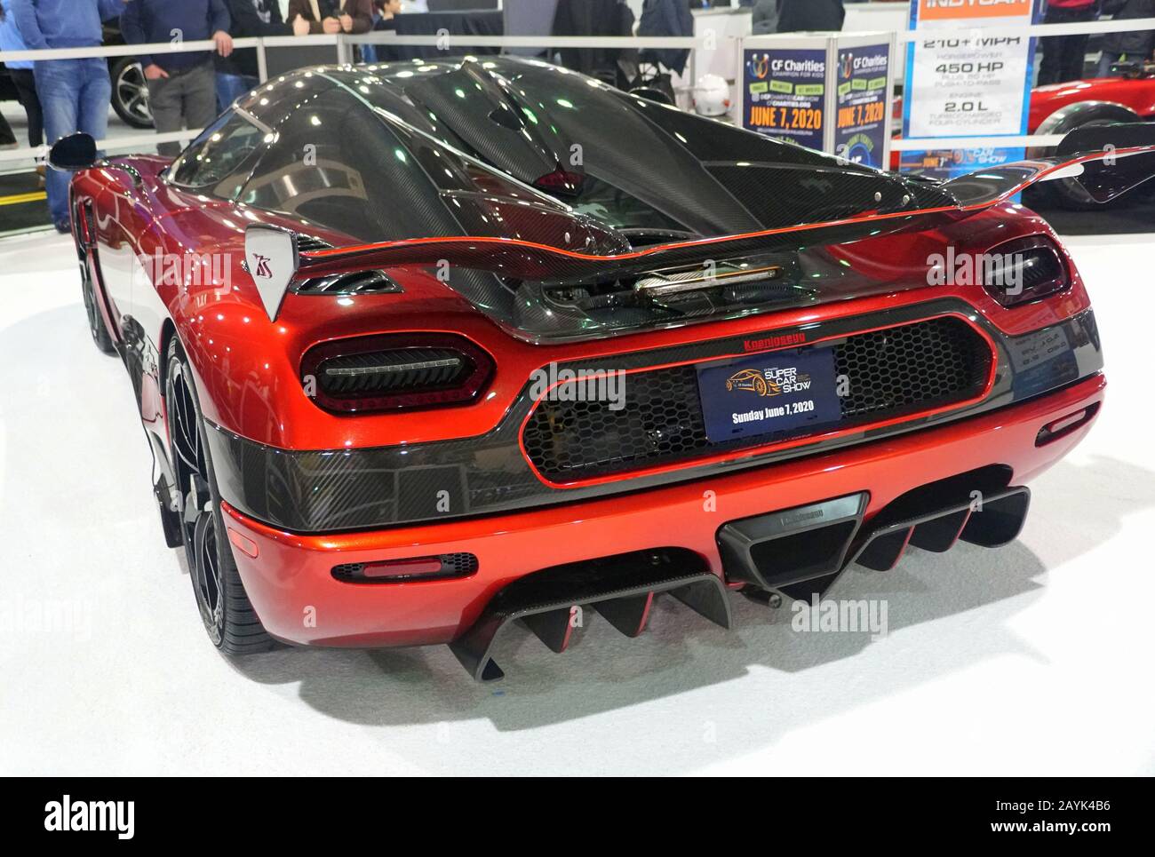 Philadelphia, Pennsylvania, U.S.A - February 9, 2020 - The rear view of ...
