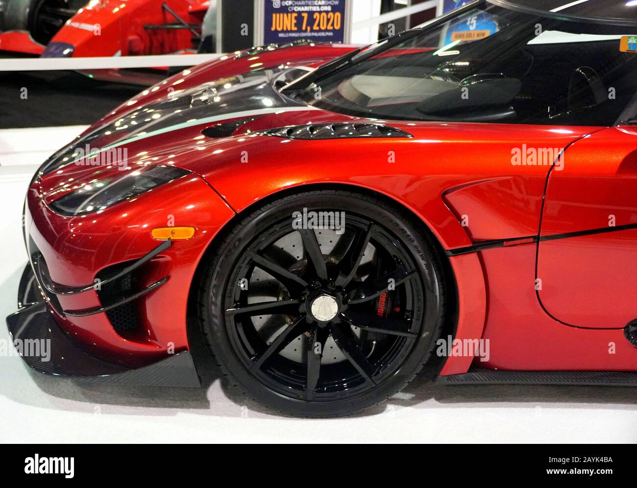 Philadelphia, Pennsylvania, U.S.A - February 9, 2020 - The side view of ...