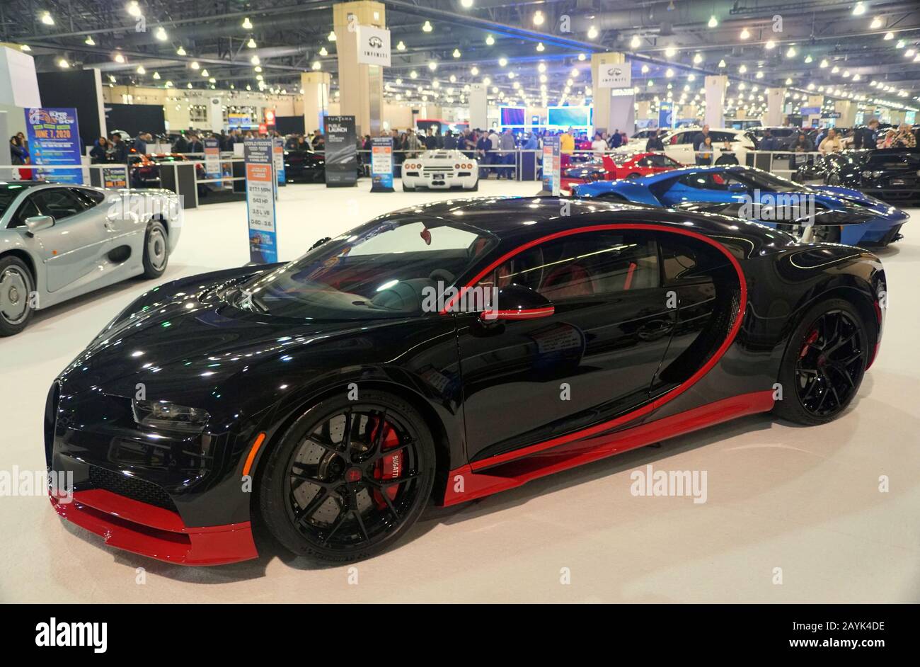 Red And Black Bugatti