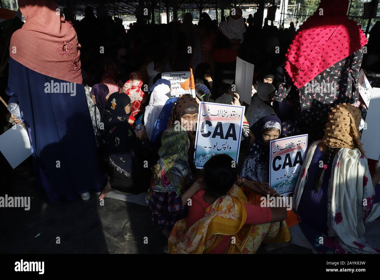 Kolkata, India. 15th Feb, 2020. Khilafat committee (A minority ...