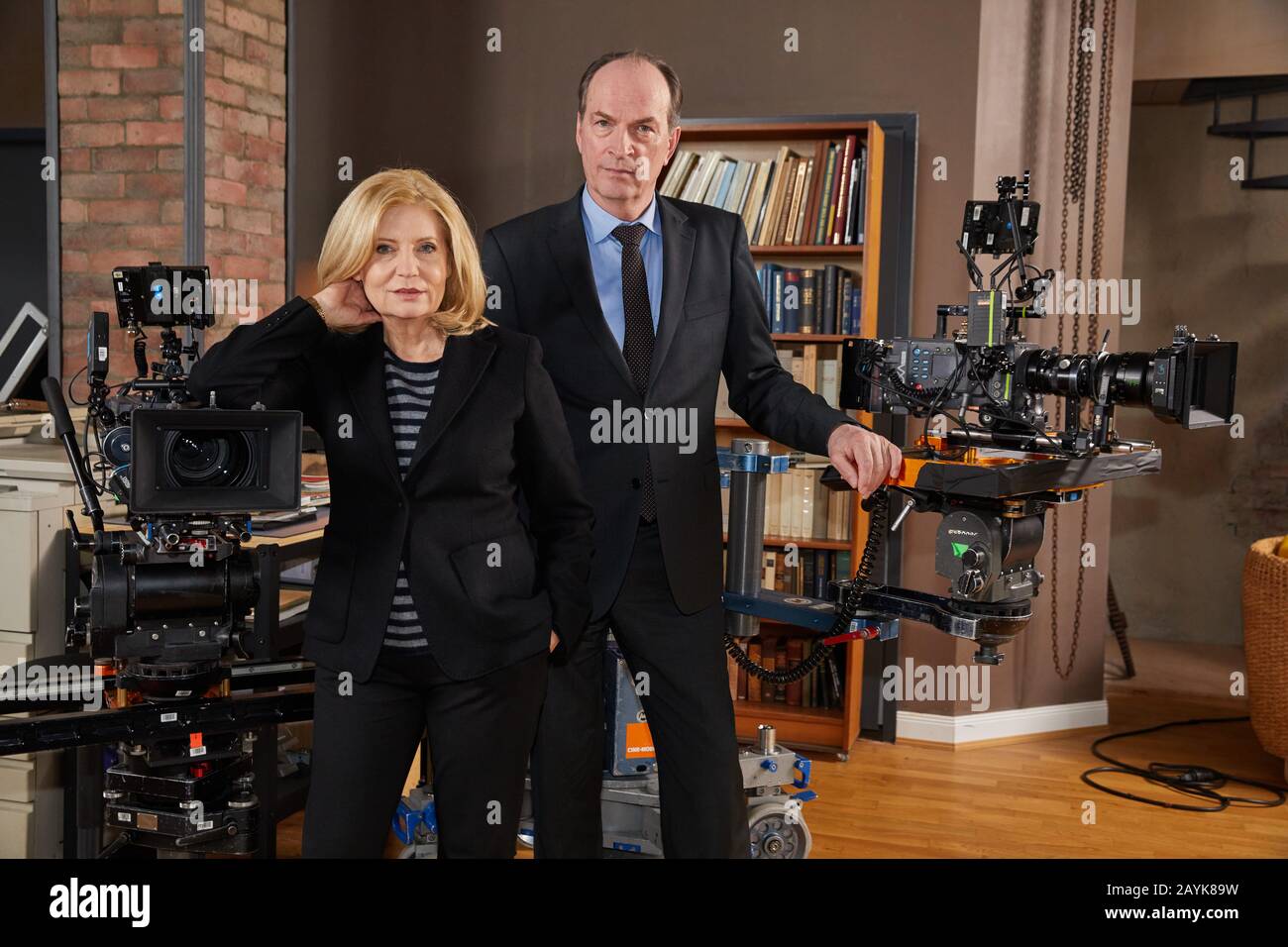 Hamburg, Germany. 14th Feb, 2020. EXCLUSIVE - Herbert Knaup and Sabine ...