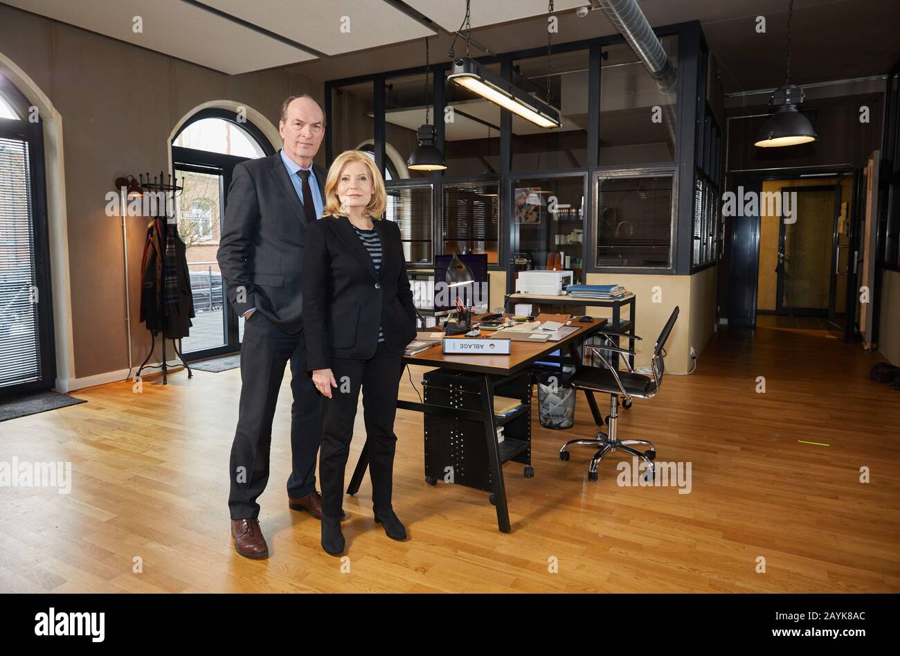 Hamburg, Germany. 14th Feb, 2020. EXCLUSIVE - Herbert Knaup and Sabine ...