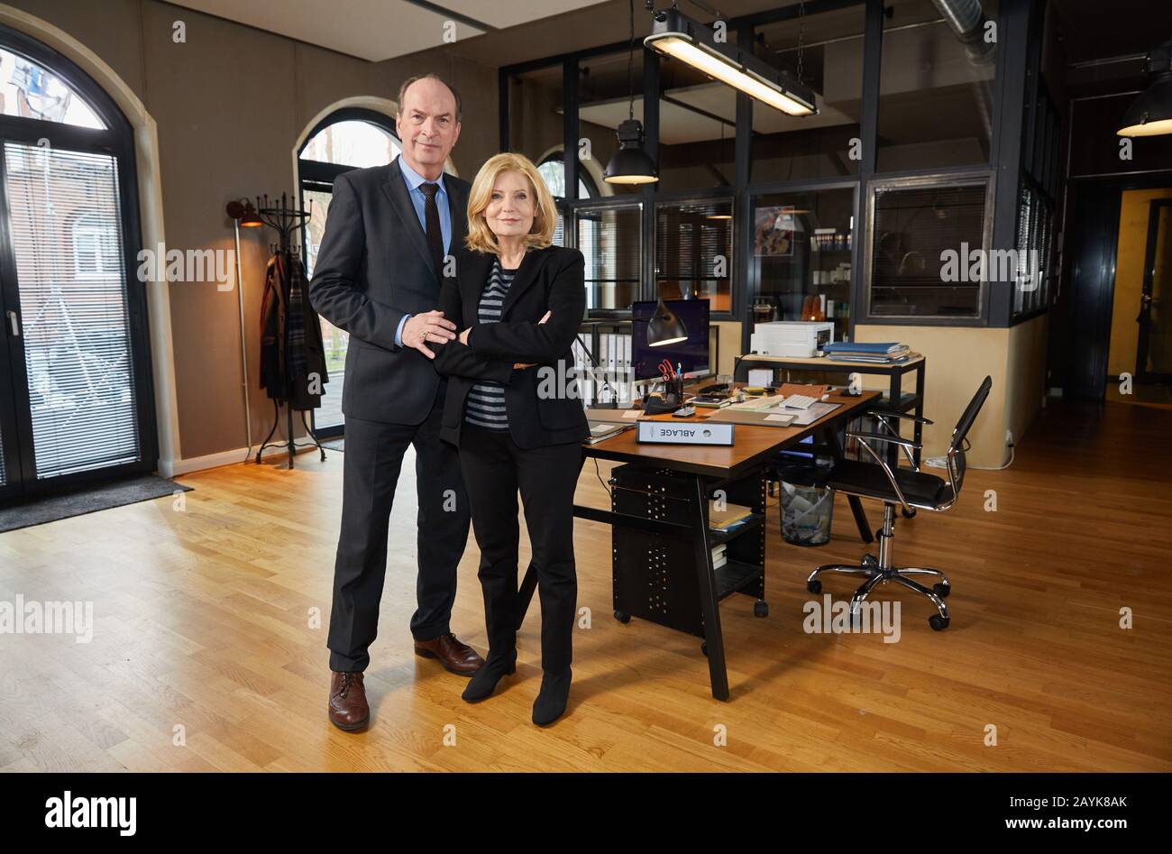 Hamburg, Germany. 14th Feb, 2020. EXCLUSIVE - Herbert Knaup and Sabine ...