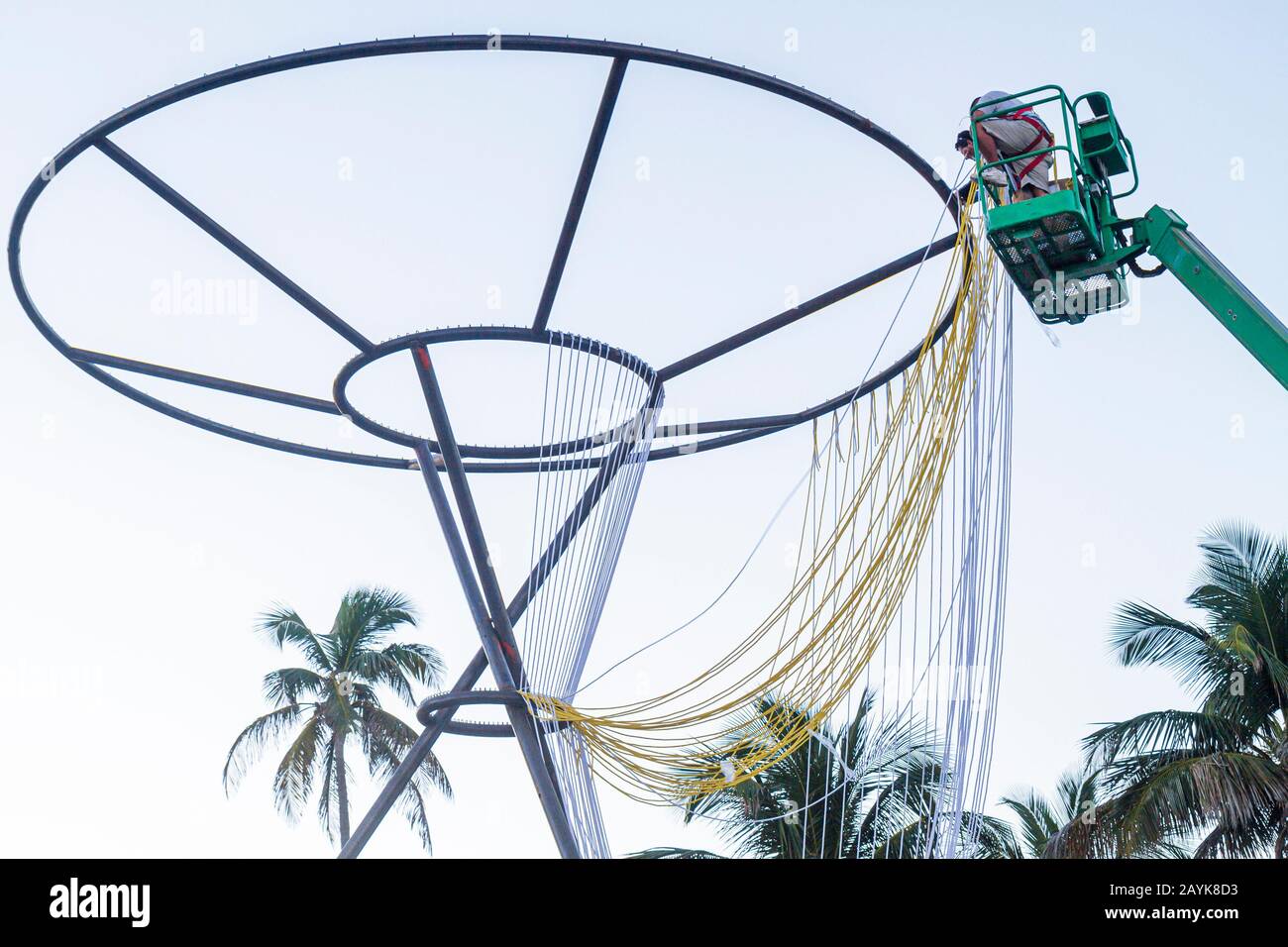 Miami Beach Florida,Collins Park,Art Basel,sculpture,installation ...