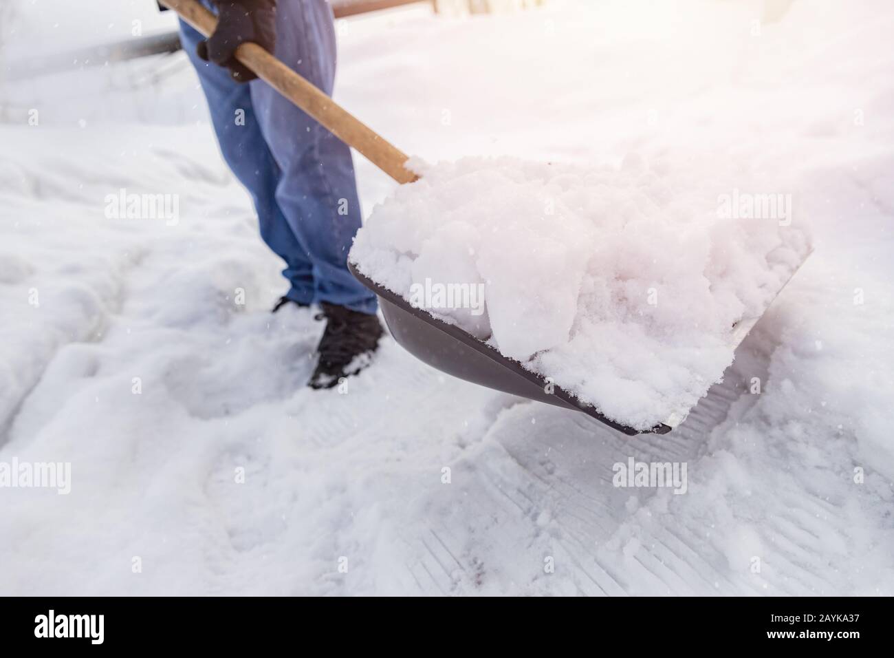 Worker path clearing hi-res stock photography and images - Alamy