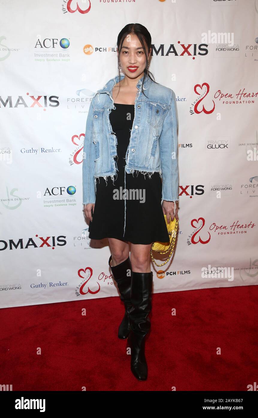 Los Angeles, USA. 15th Feb, 2020. Yi Zhou, at Jane Seymour, Open Hearts ...