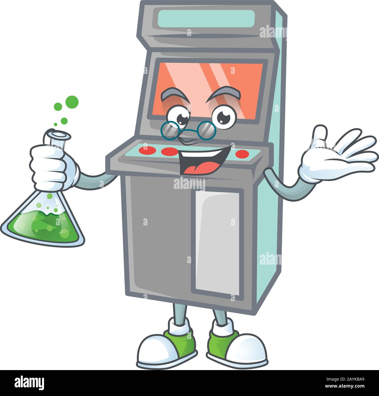 Glass Arcade Stock Vector Images - Alamy