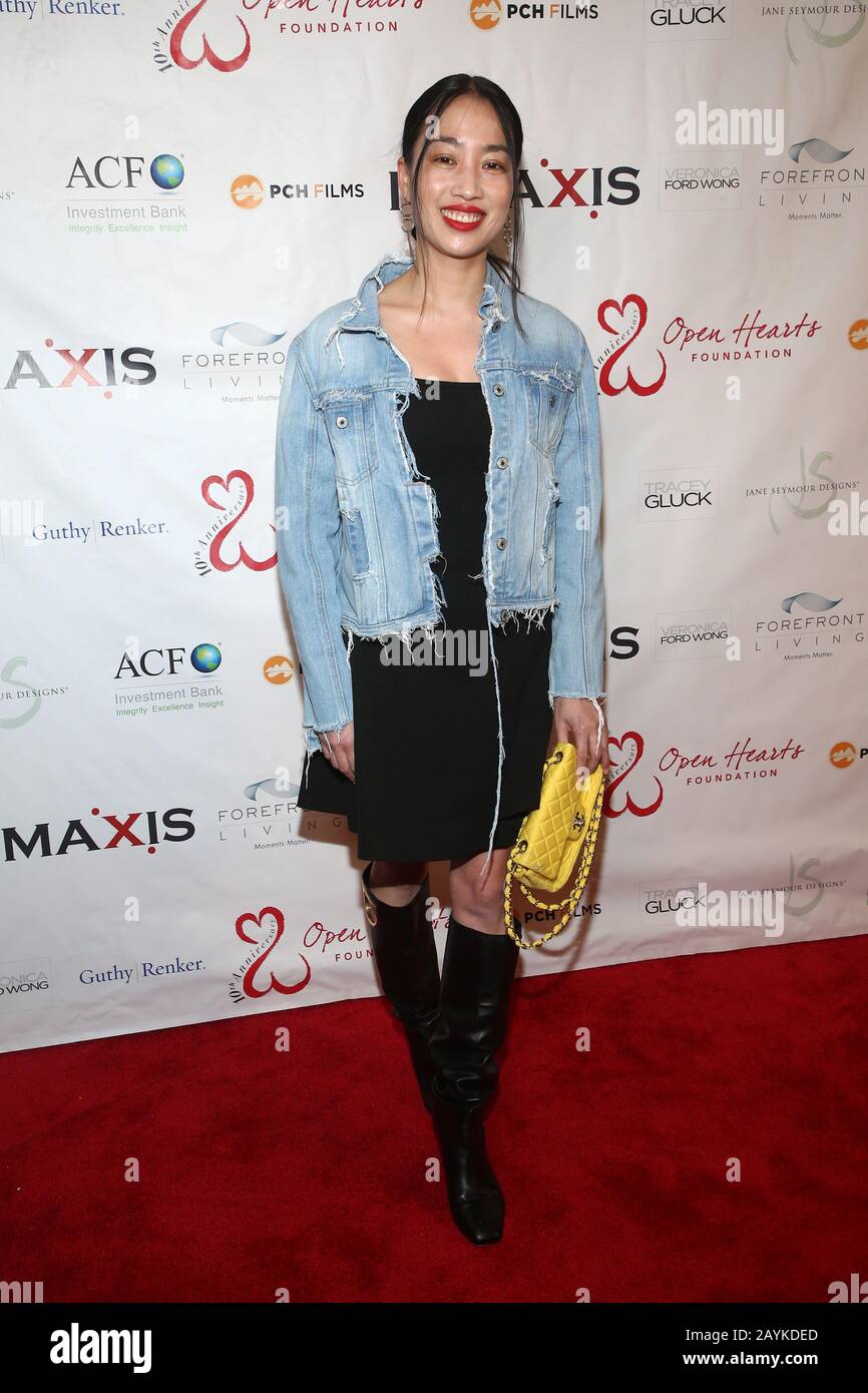 Los Angeles, USA. 15th Feb, 2020. Yi Zhou, at Jane Seymour, Open Hearts ...