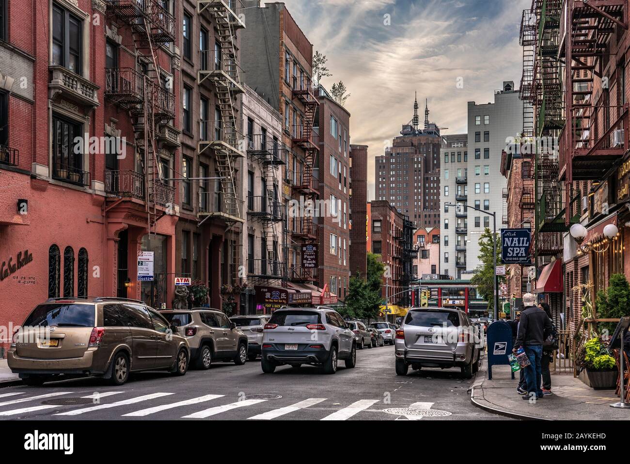 NEW YORK, USA - OCTOBER 13: This is Little Italy, an area famous for ...