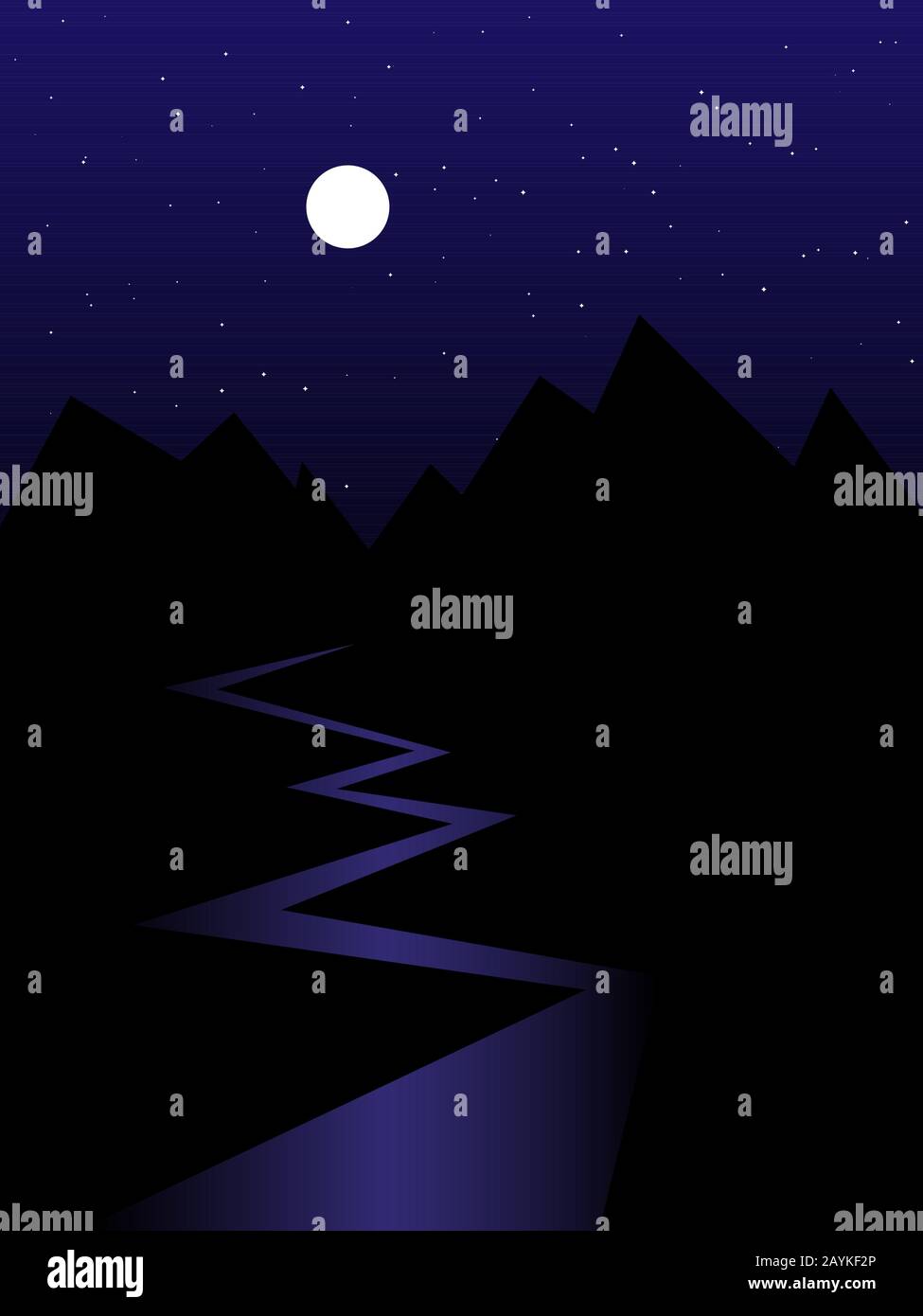 Nightscape night scape Stock Vector Images - Alamy