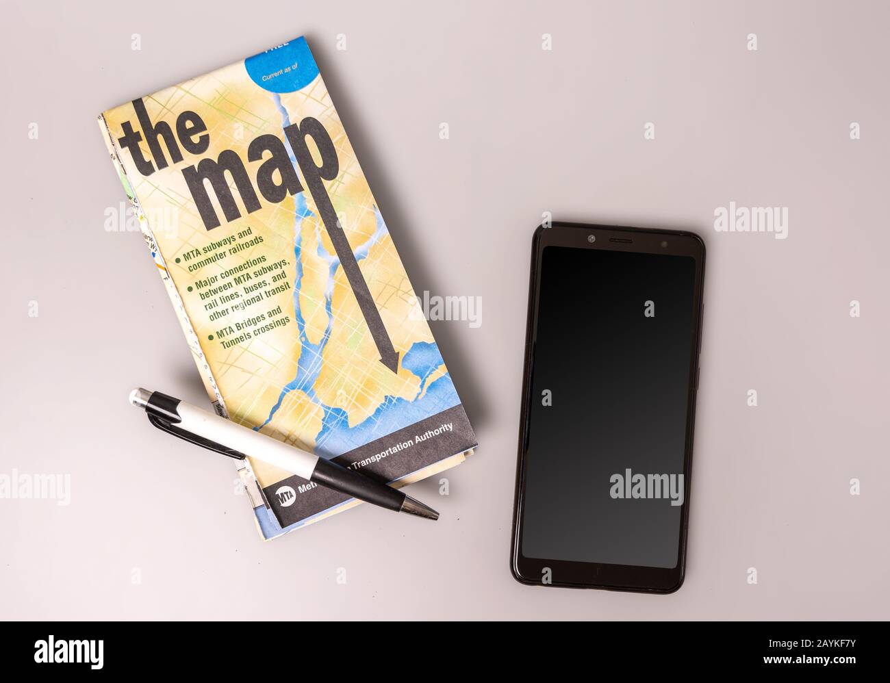 Phone isolated above hi-res stock photography and images - Alamy