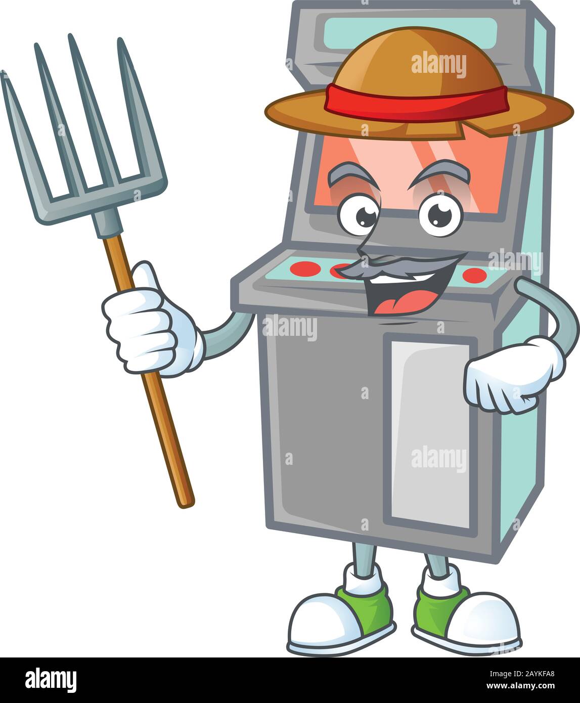 Hoeing machine Stock Vector Images - Alamy