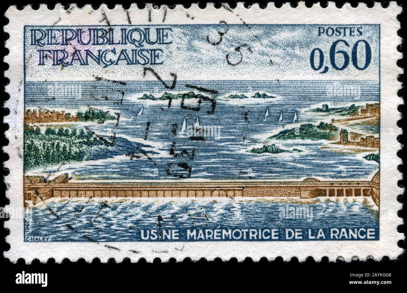 The Rance tidal power plant Stock Photo - Alamy