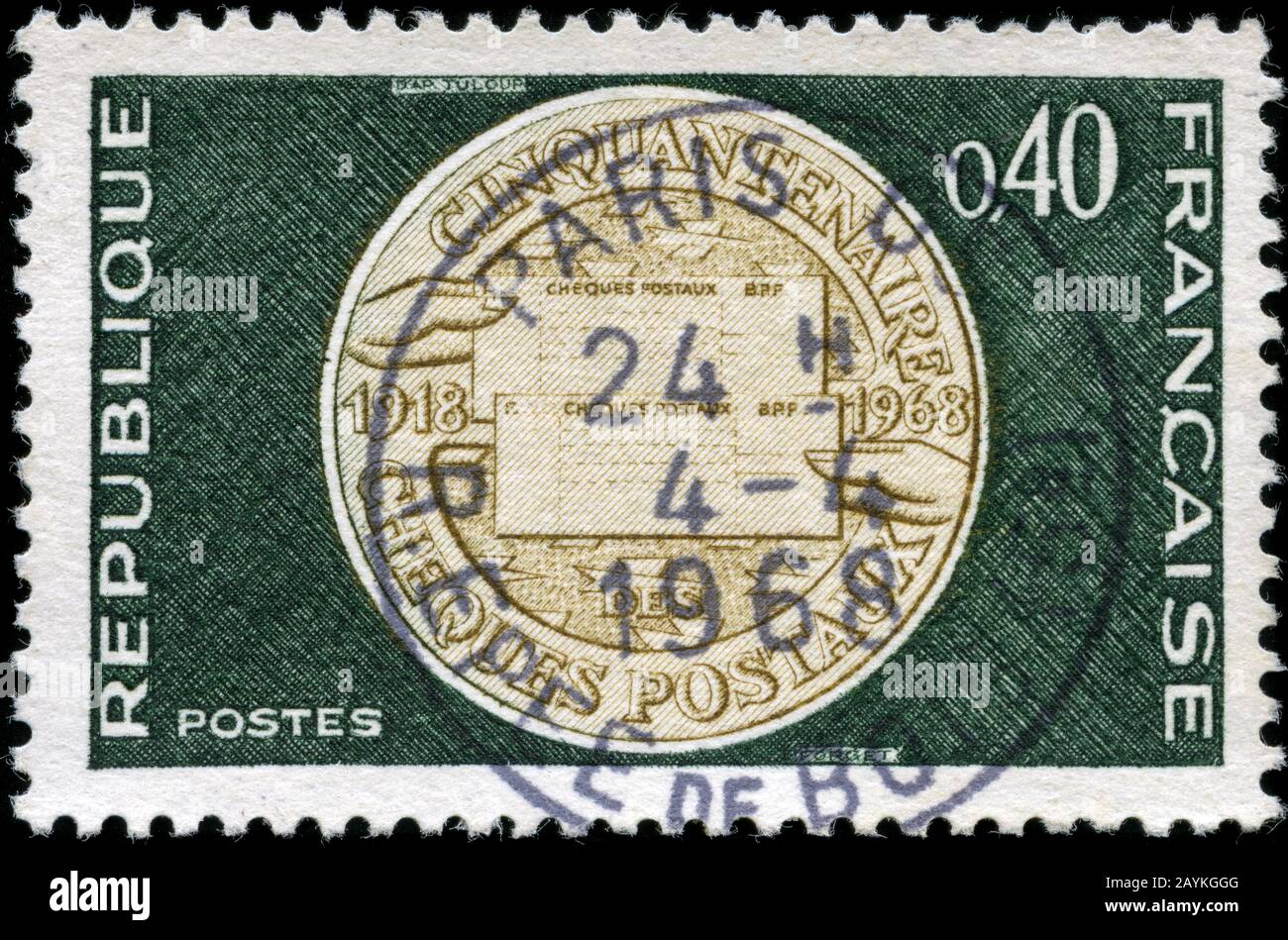 Jubilee Service Postal Cheque Stock Photo - Alamy