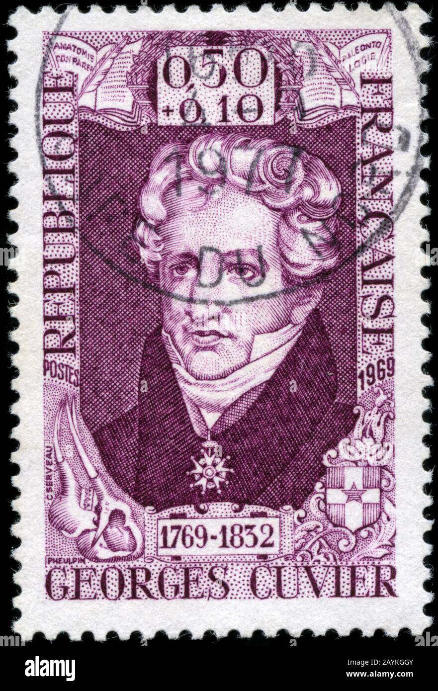 Georges Cuvier (1769-1832 Stock Photo - Alamy