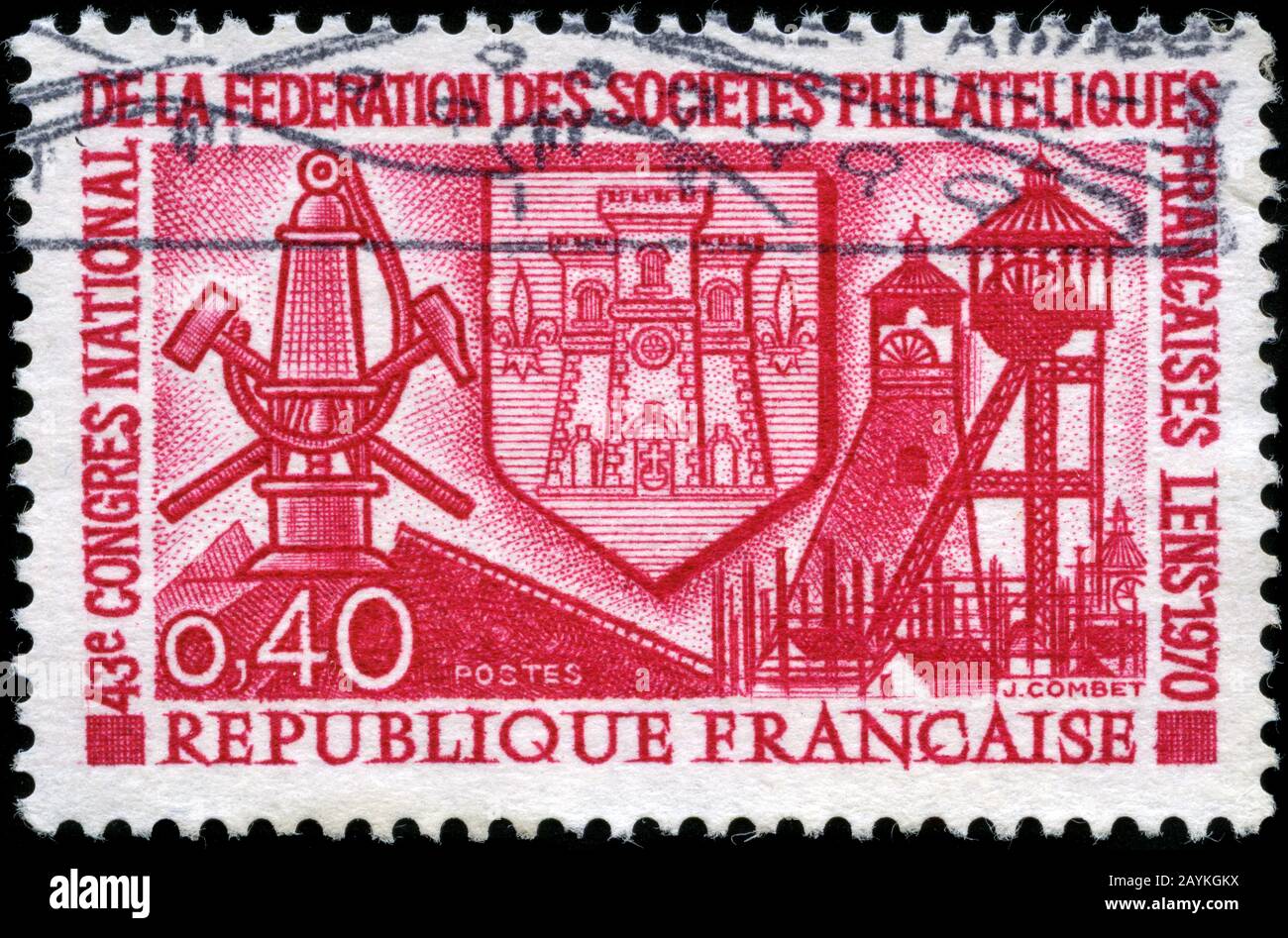 Lens: 43rd Congress of the French Federation of Philatelic Stock Photo ...
