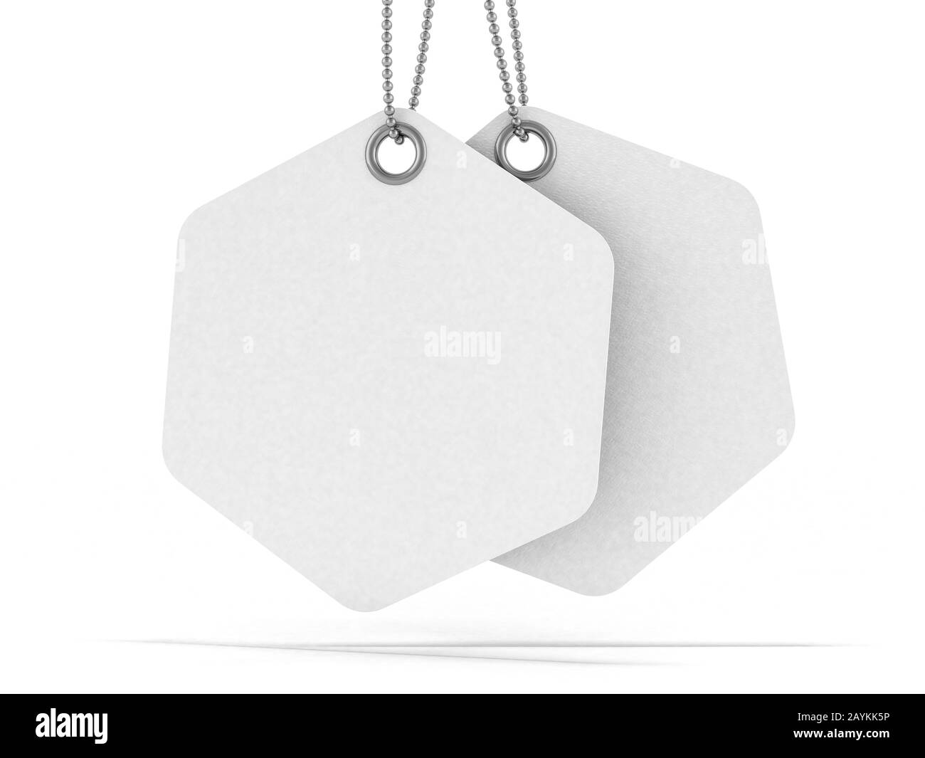 White label or price tag on white background. 3D rendering Stock Photo ...