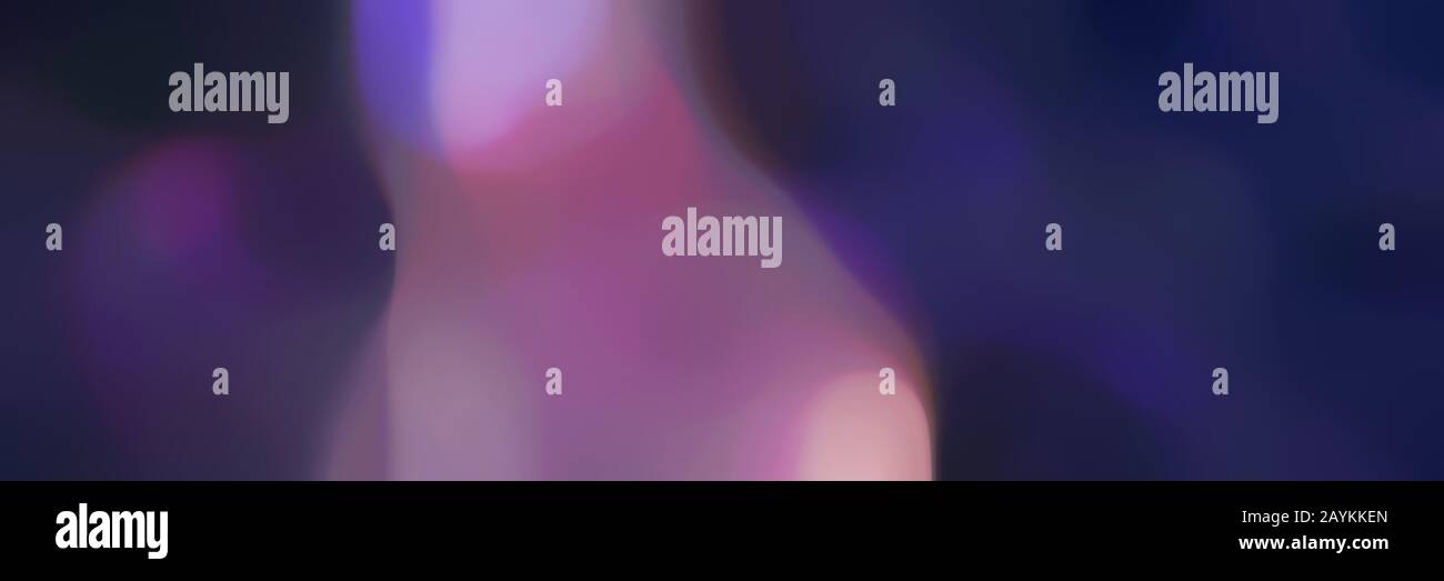 soft blurred horizontal header background graphic with very dark violet ...