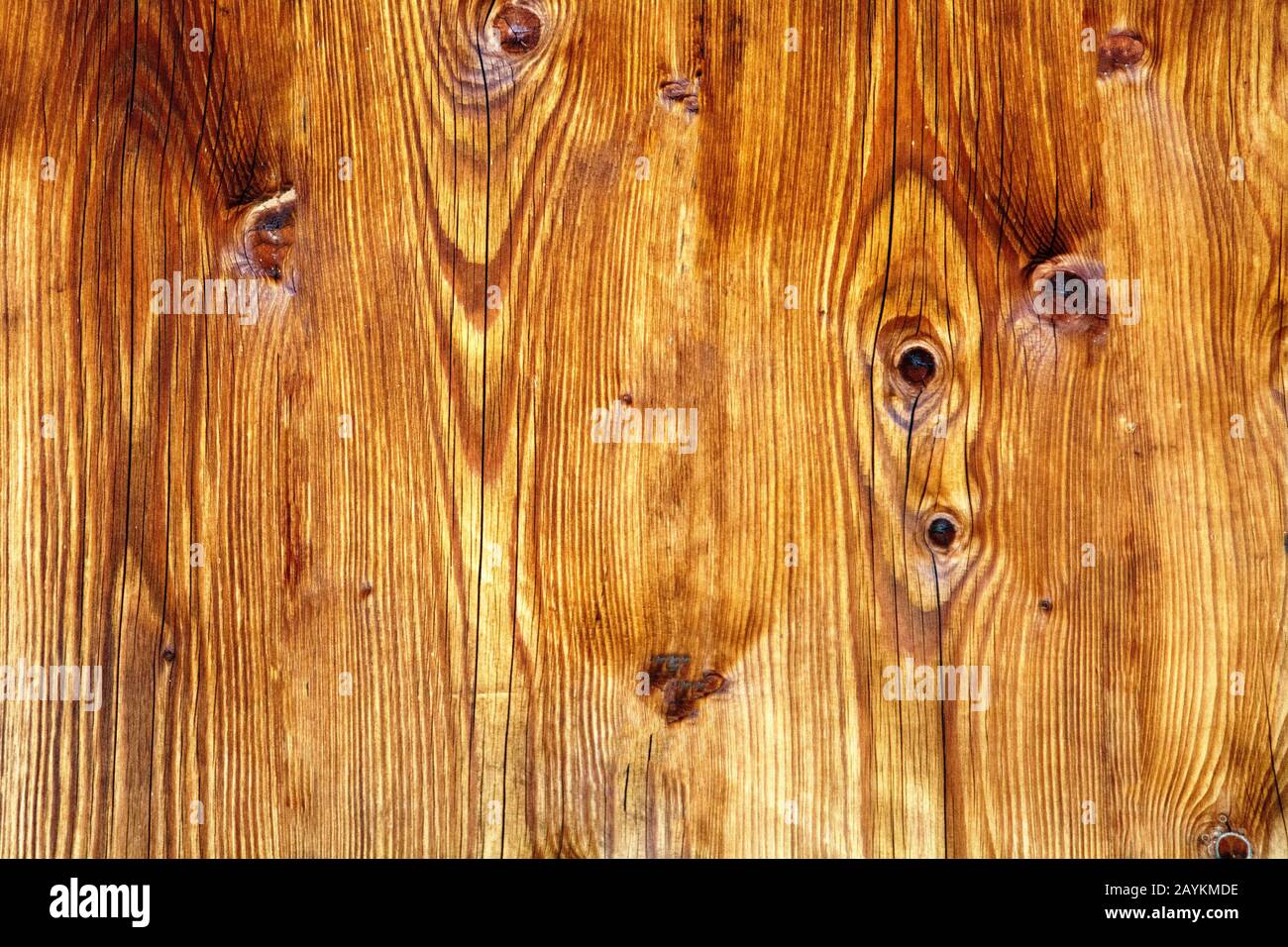 Wood texture surface of old dark rustic oak board with natural pattern ...