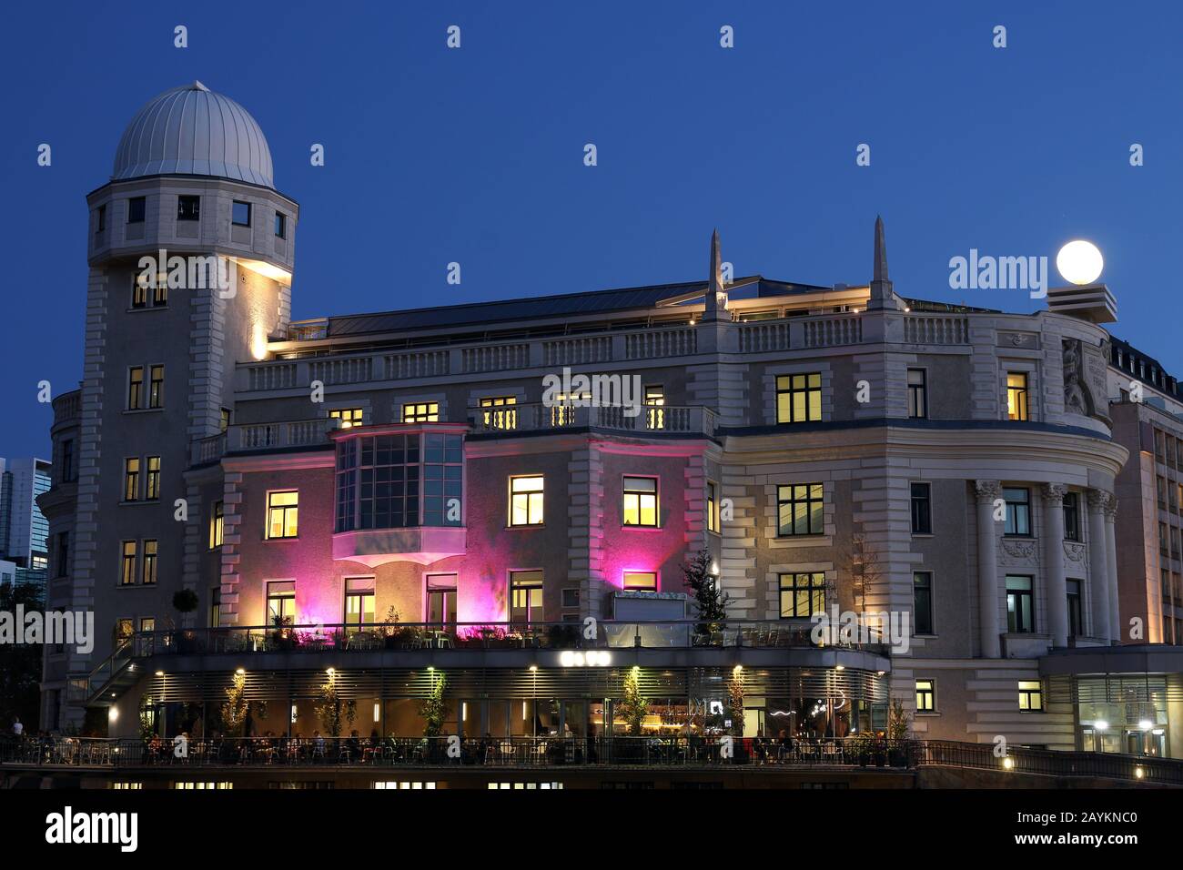 Urania observatory danube canal in hi-res stock photography and images ...