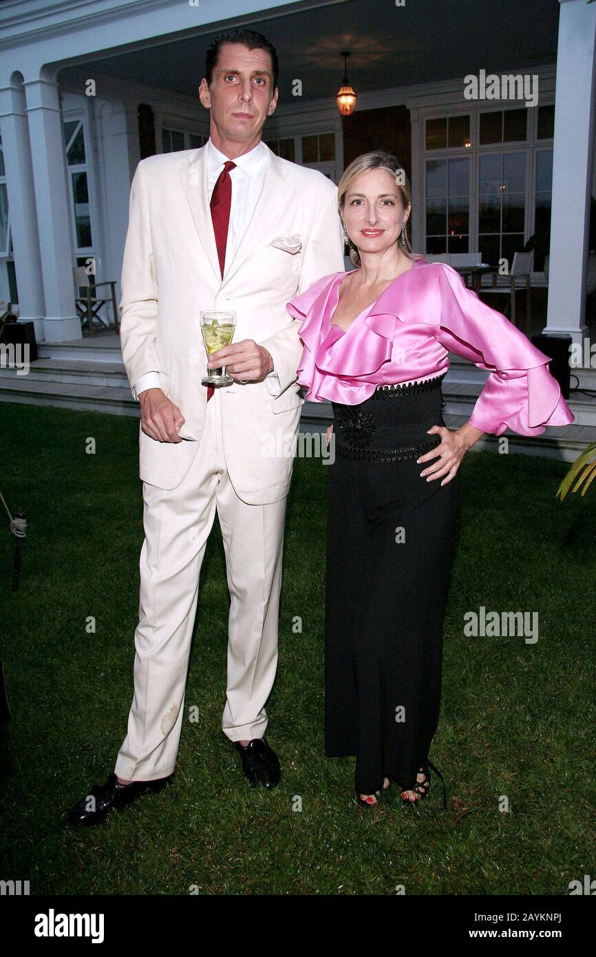 Watermill, NY, USA. 14 August, 2008. Jonathan Henry, Abby Gold at the ...