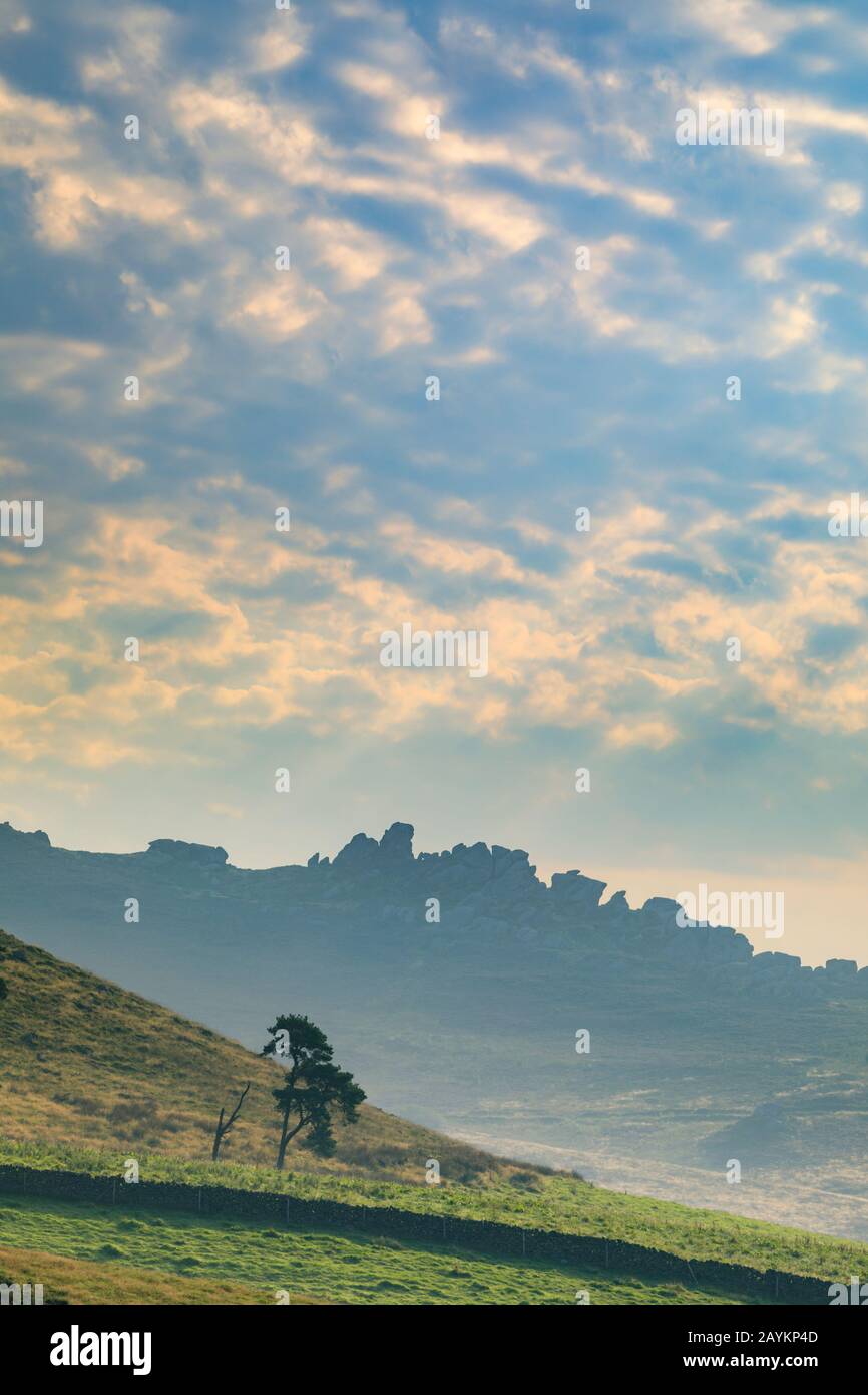 Ramshaw Rocks in the Peak District National Park captured from the ...