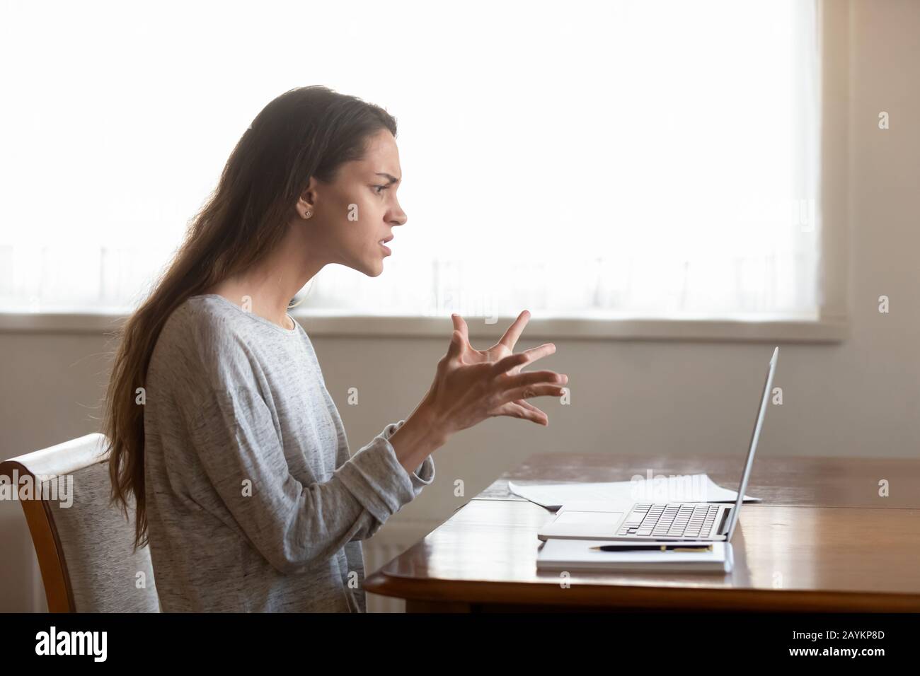 Frustrated computer user hi-res stock photography and images - Alamy
