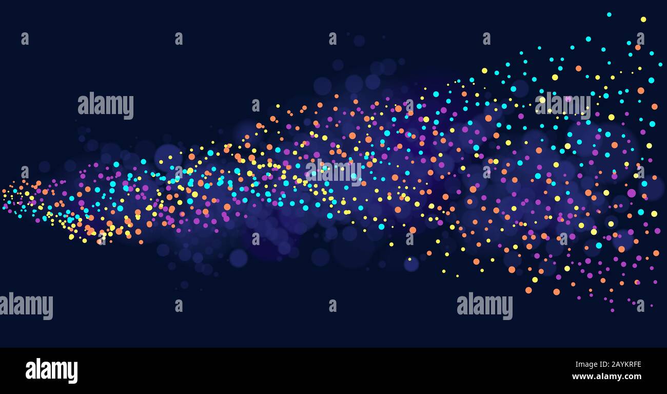 Multicolored festive paper confetti background. Holiday or birthday ...