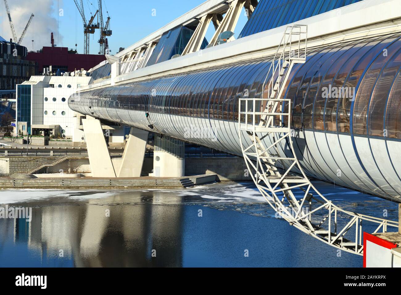 Moscow International Business Center (MIBC), Bagration Bridge Stock ...