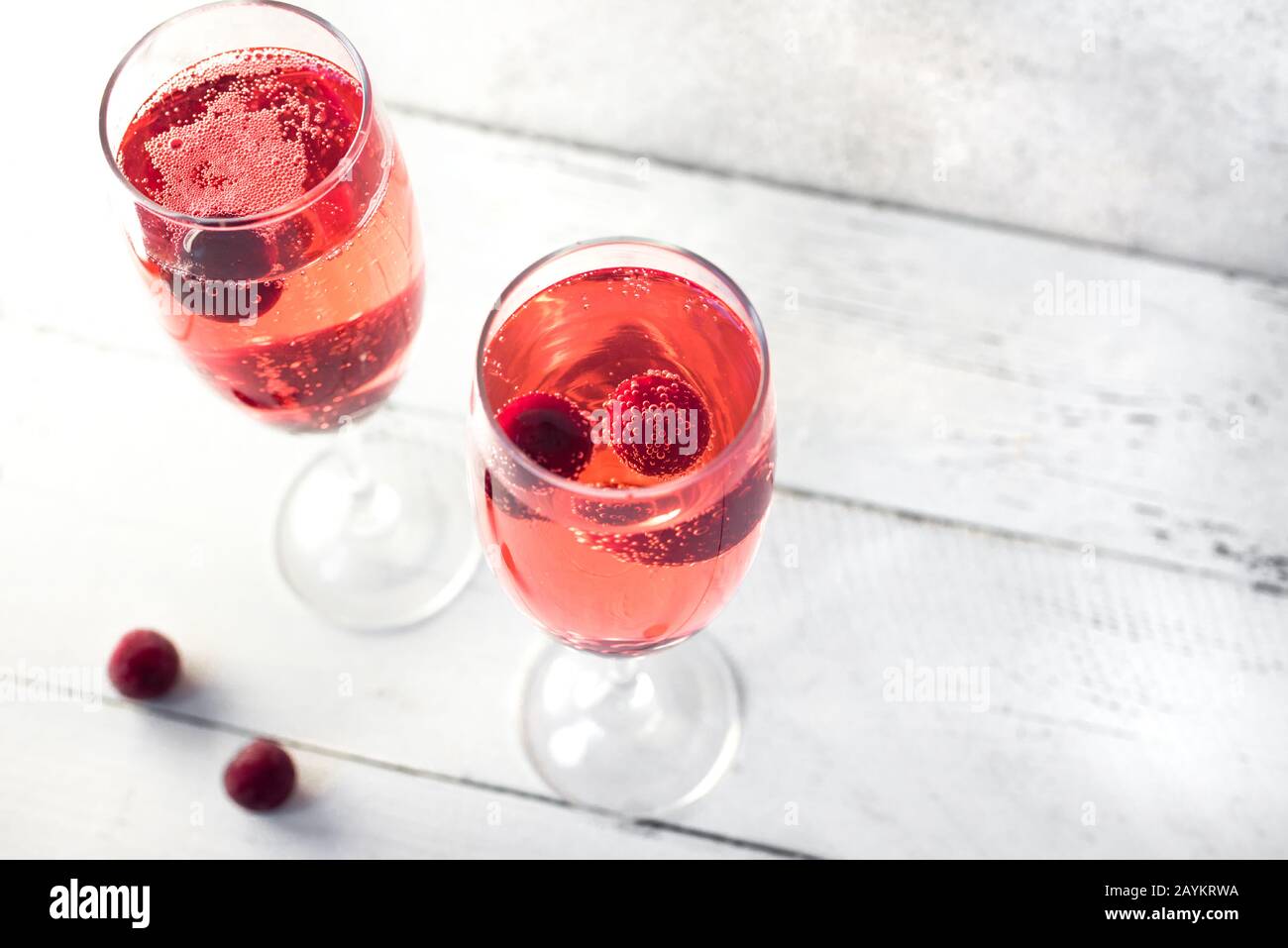 Kir royale champagne cocktail hi-res stock photography and images - Alamy