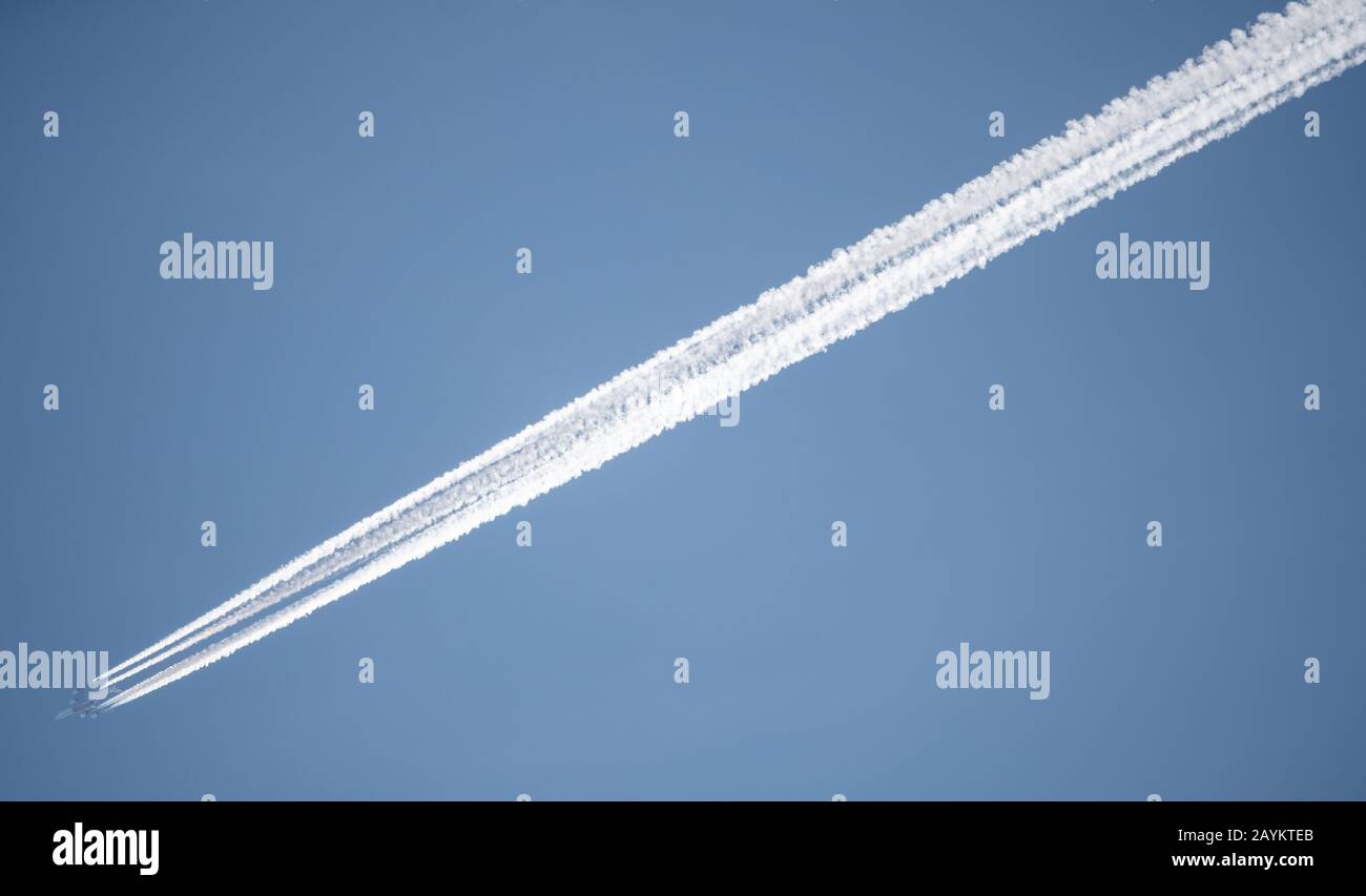 Leipzig, Germany. 15th Feb, 2020. An aircraft of the airline Emirates ...