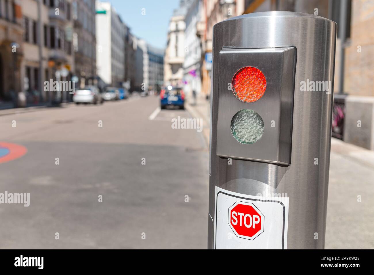 Blocked parking space hi-res stock photography and images - Alamy