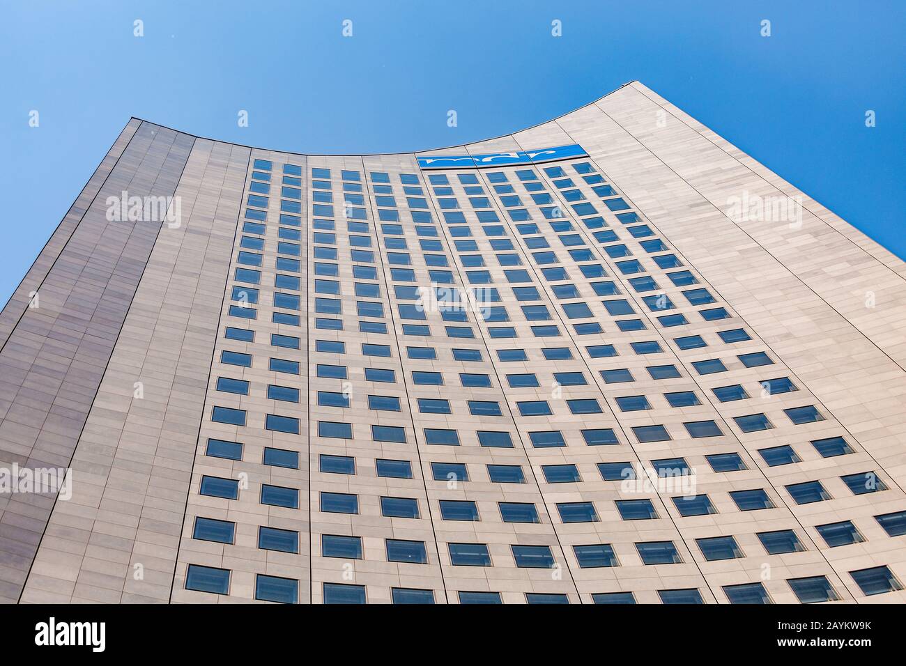 LEIPZIG, GERMANY - MAY 21, 2018: Panorama tower skyscrapper Stock Photo ...
