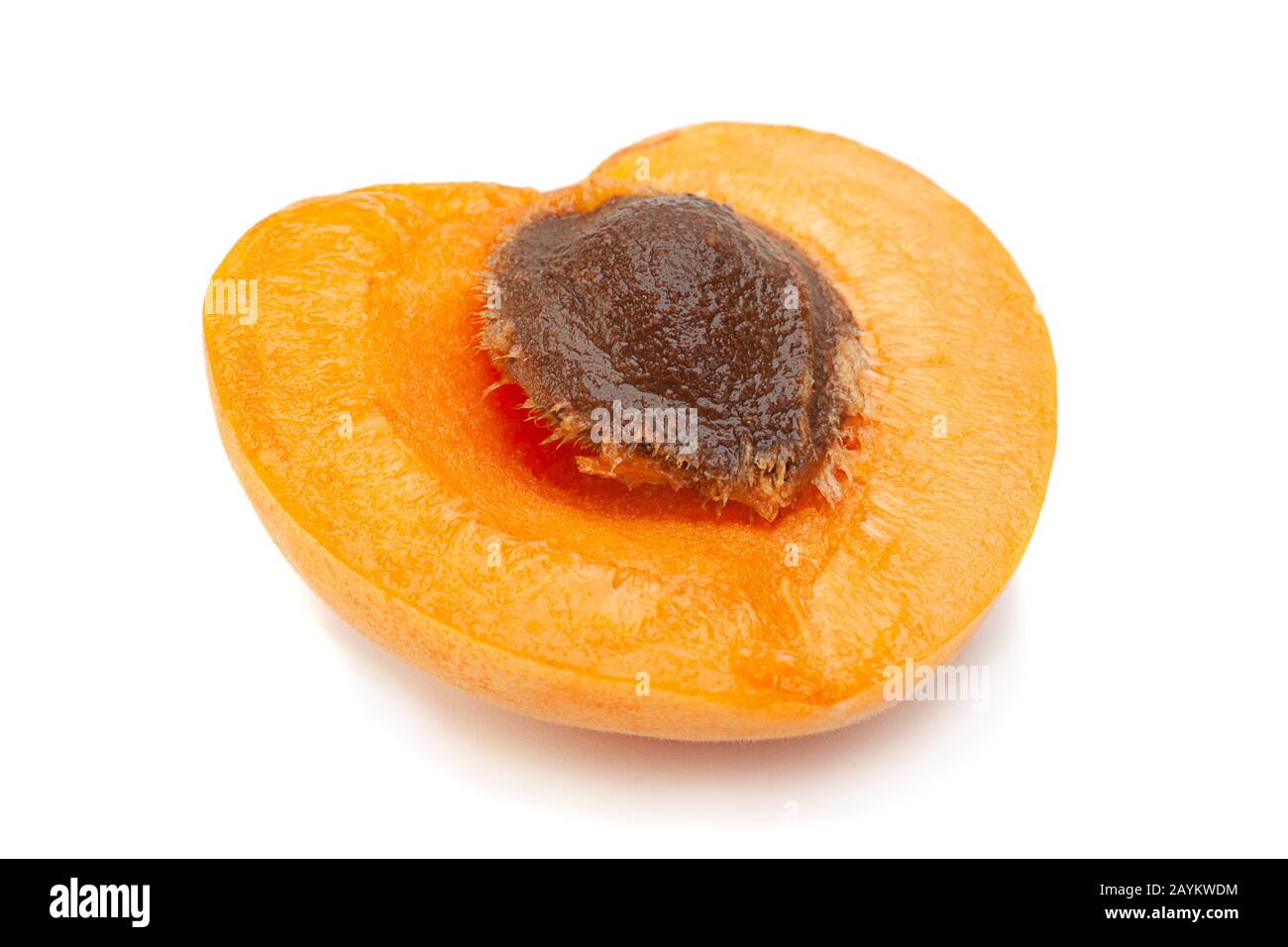 Apricot fruit closeup isolated on white background Stock Photo - Alamy