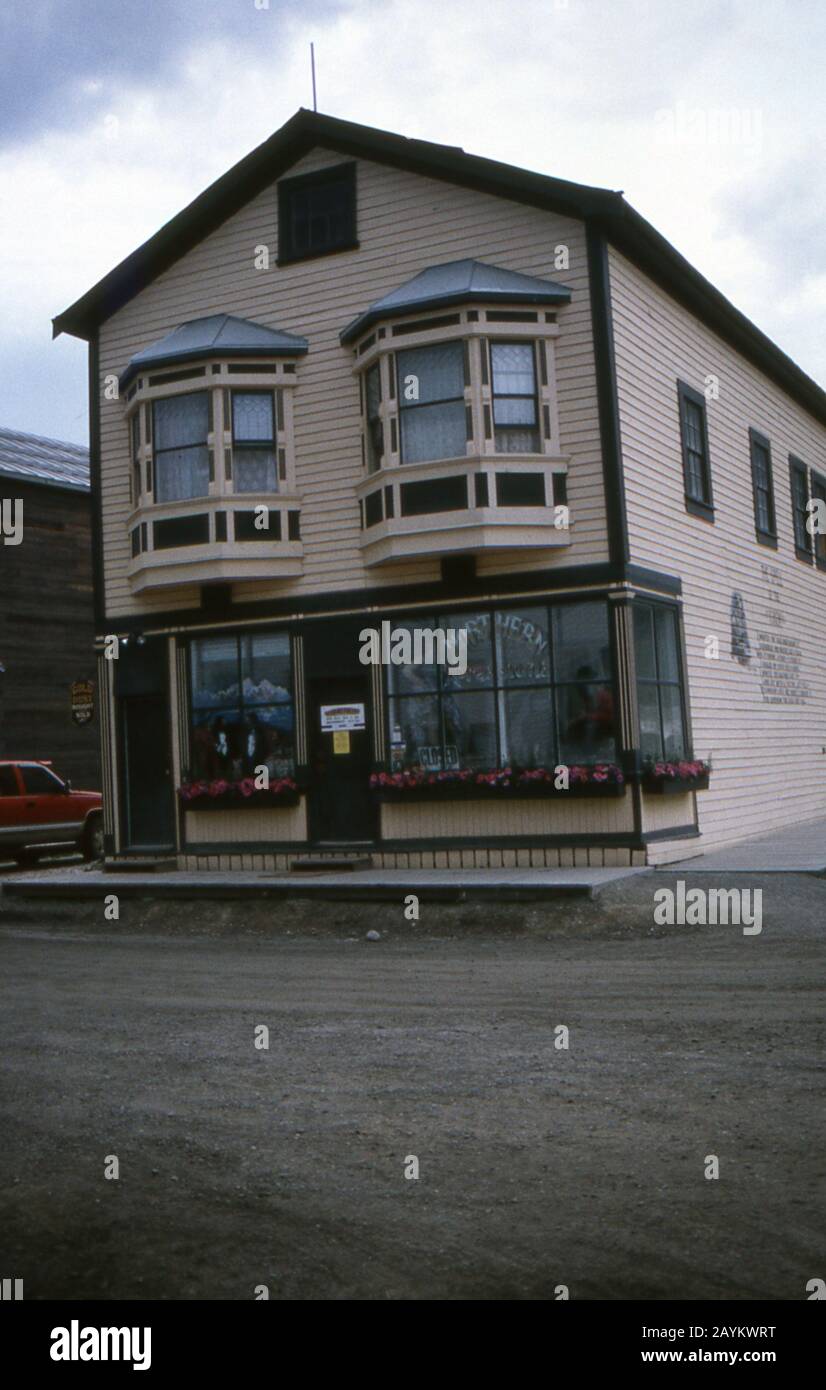 A Building in Dawson City. In the Summer1996 Stock Photo - Alamy