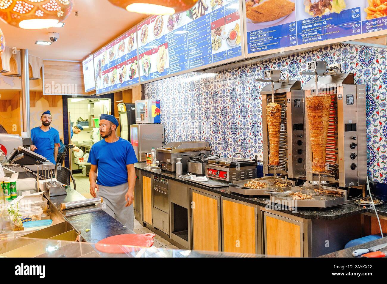 Turkish people germany restaurant hi-res stock photography and images ...