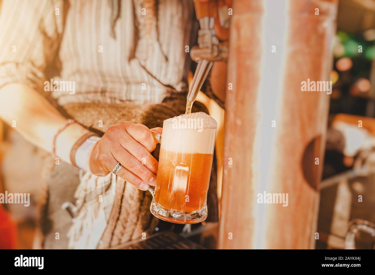 Draft beer tap handles hi-res stock photography and images - Alamy
