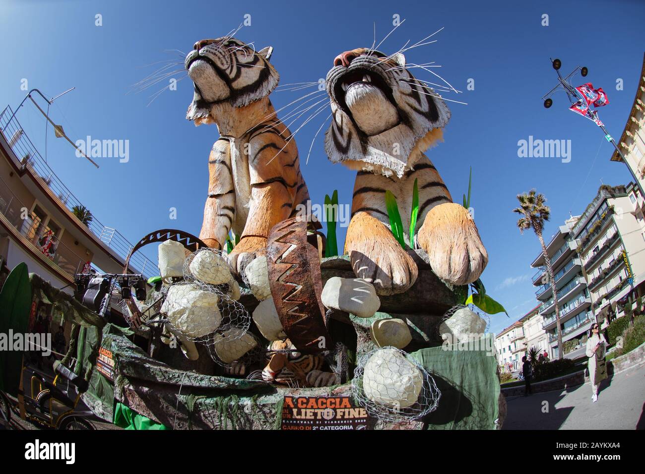 Viareggio, Italy. 15th Feb, 2020. VIAREGGIO, ITALY - FEBRUARY 15, 2020 ...