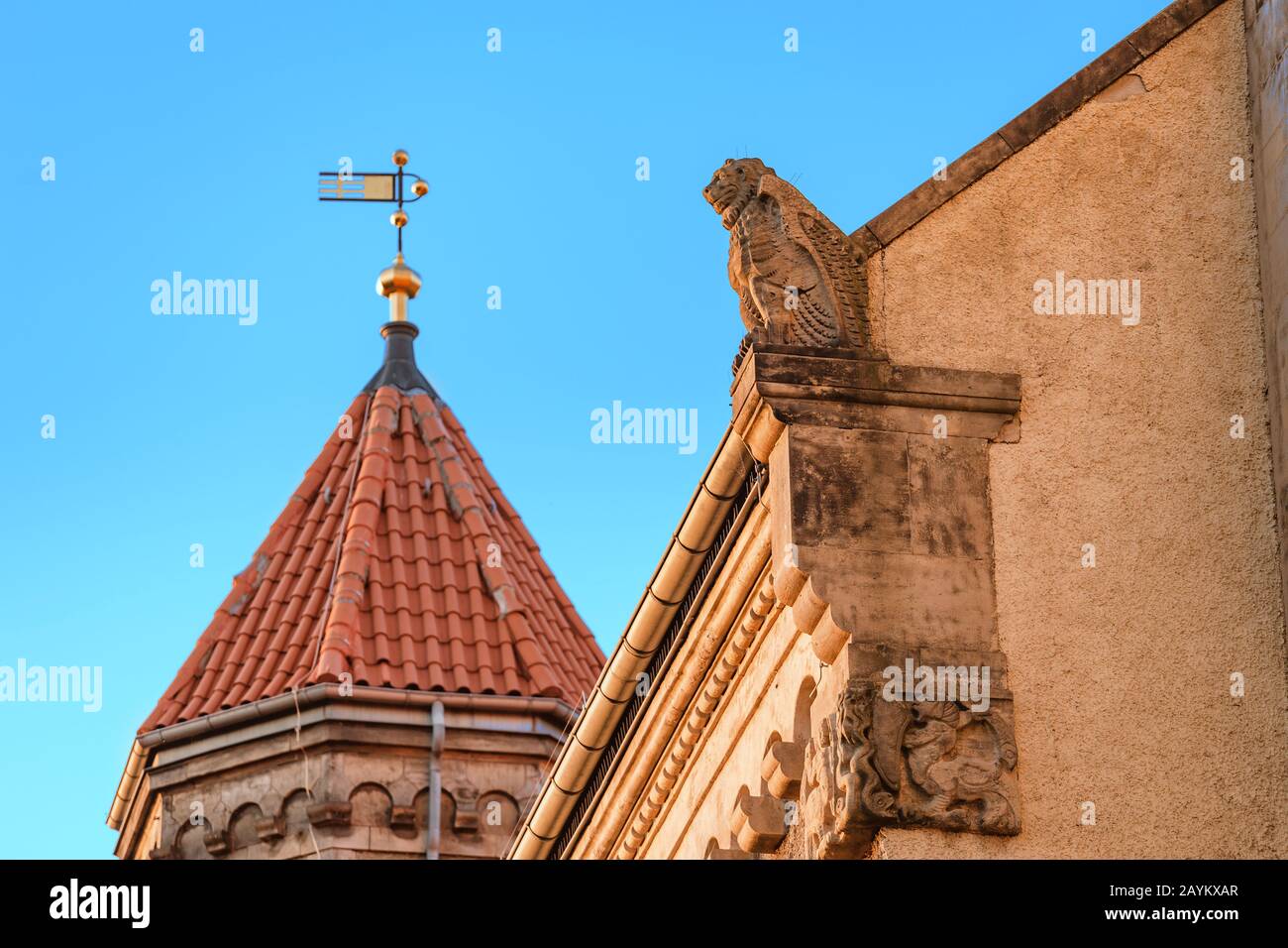Architecture of famous chapel and crematory complex in South Cemetery ...